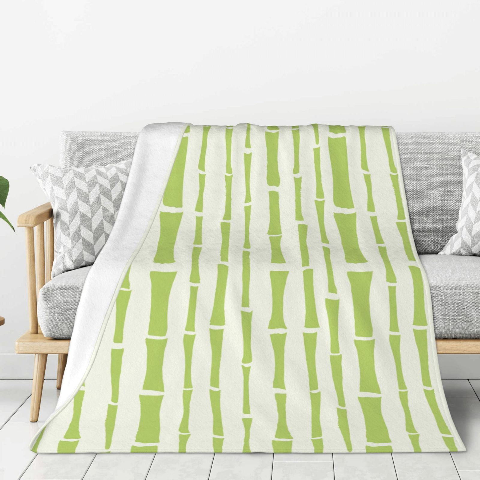 ZNDUO Japan Bamboo Texture Pattern Pattern Thickening Blanket, Fluffy ...