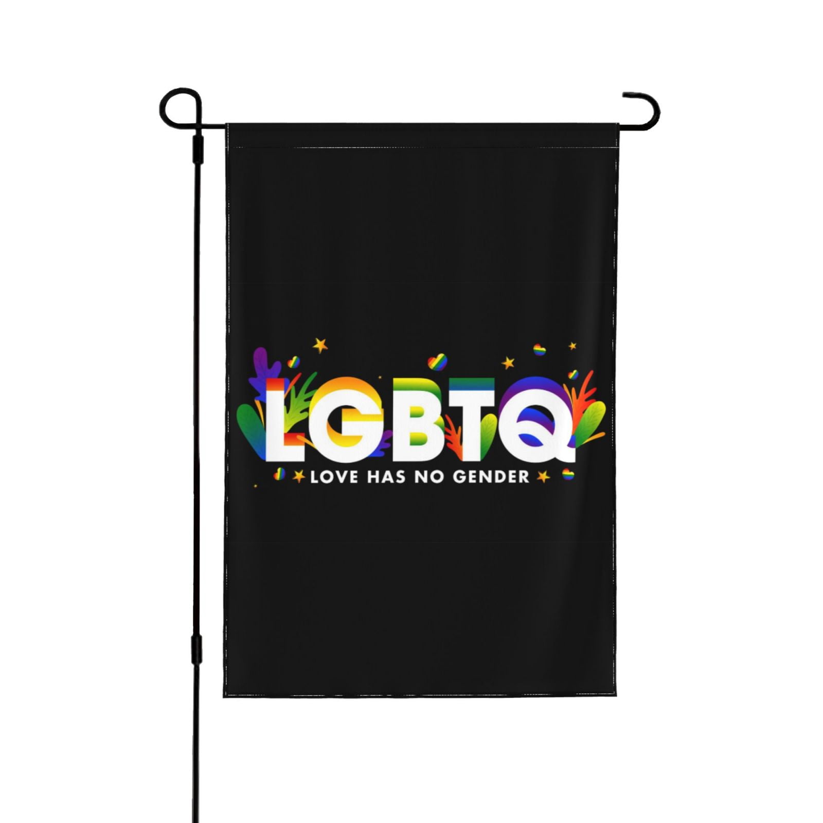 ZNDUO LGBT Gender Friendly Art Pattern LGBT Garden Flag, Small Yard ...