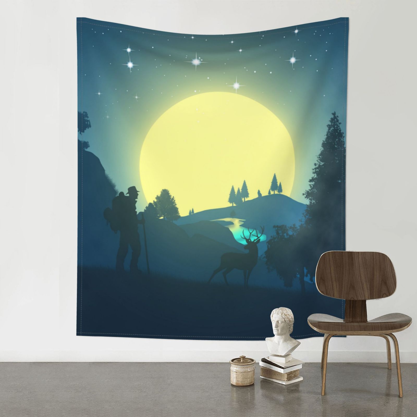 ZNDUO Lasu Fantasy Pattern Wall Tapestry, Tapestries for Living Room ...