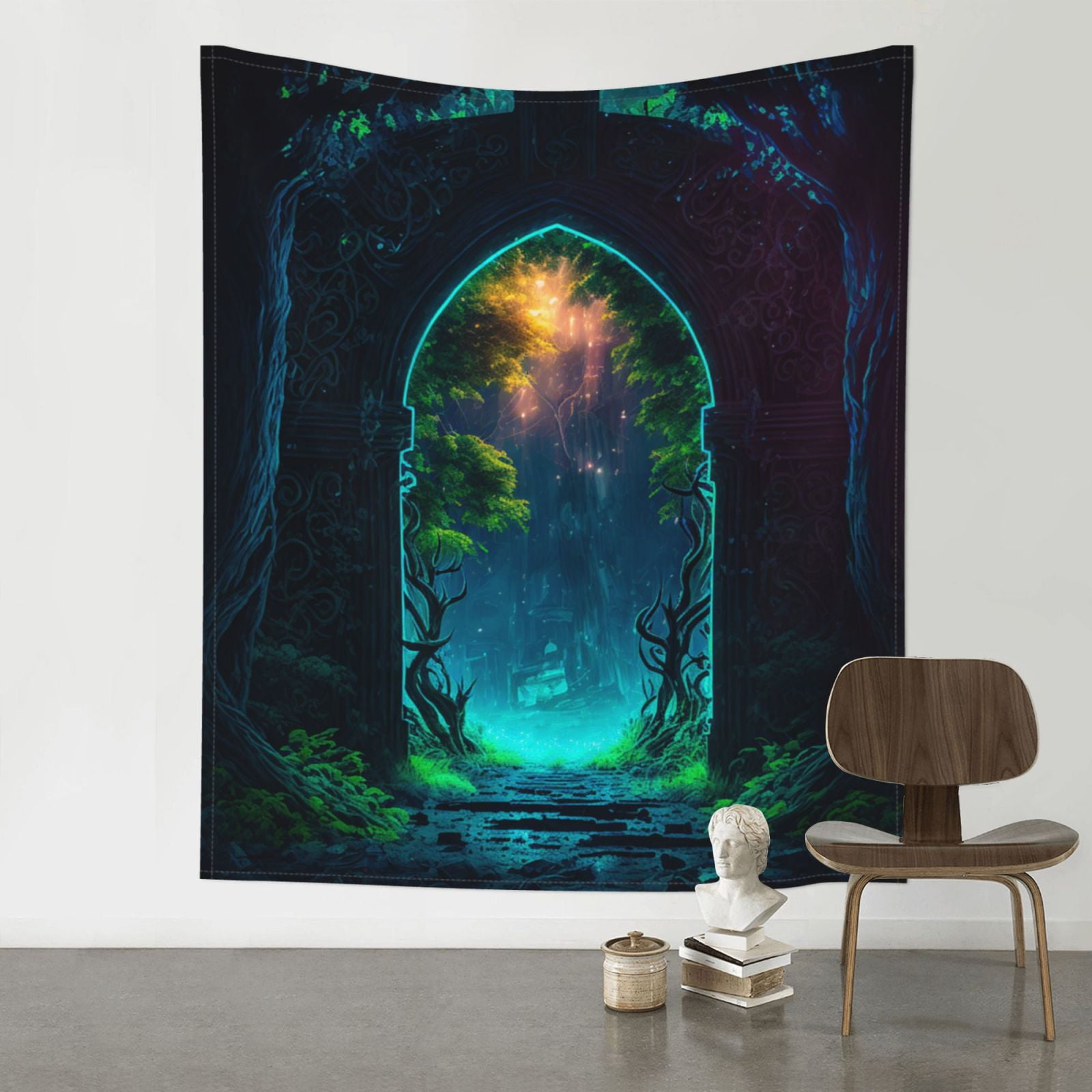 ZNDUO Magic Forest Pattern Wall Tapestry, Tapestries for Living Room ...