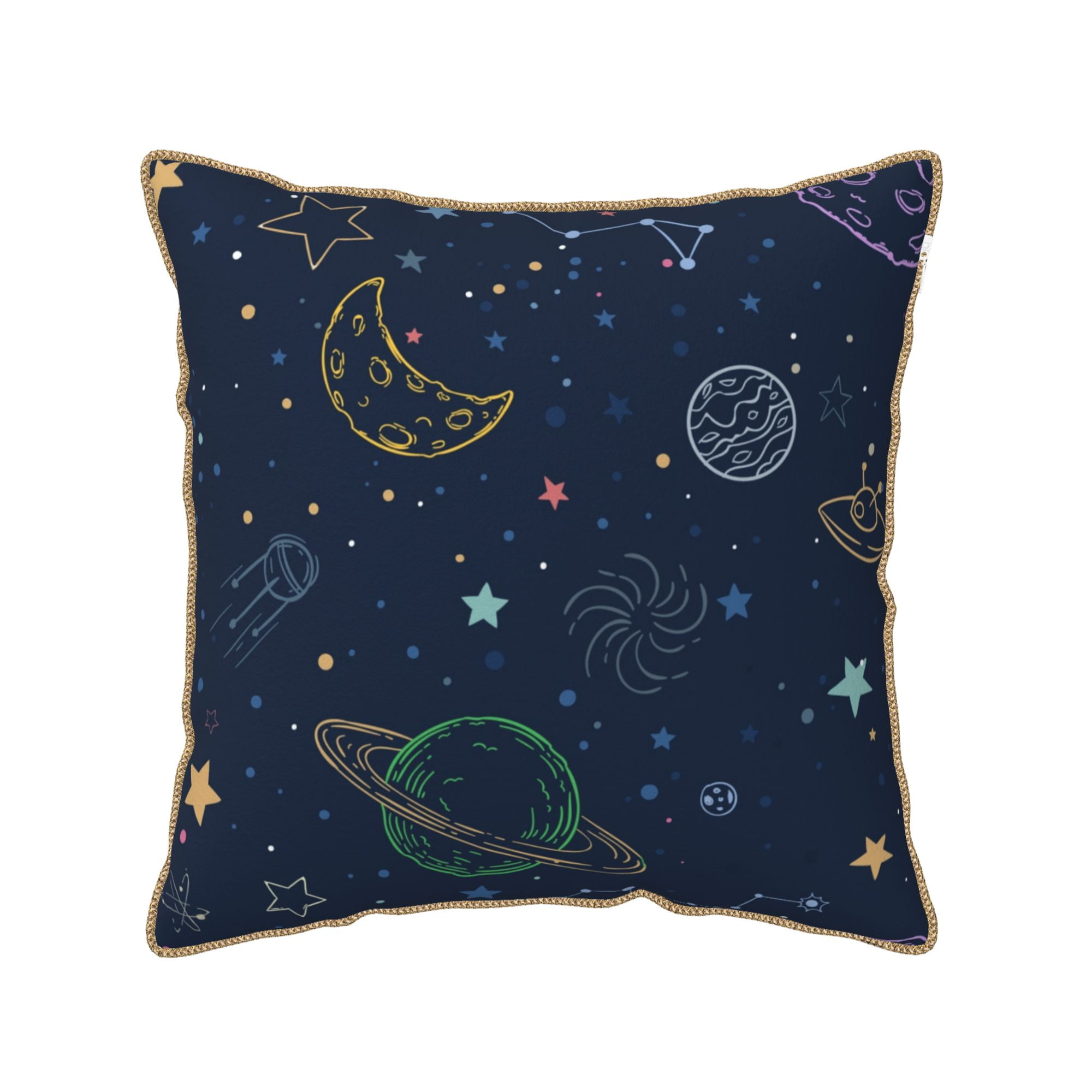 ZNDUO Outer Space Planet Stars Throw Pillows, Throw Pillows for Couch ...