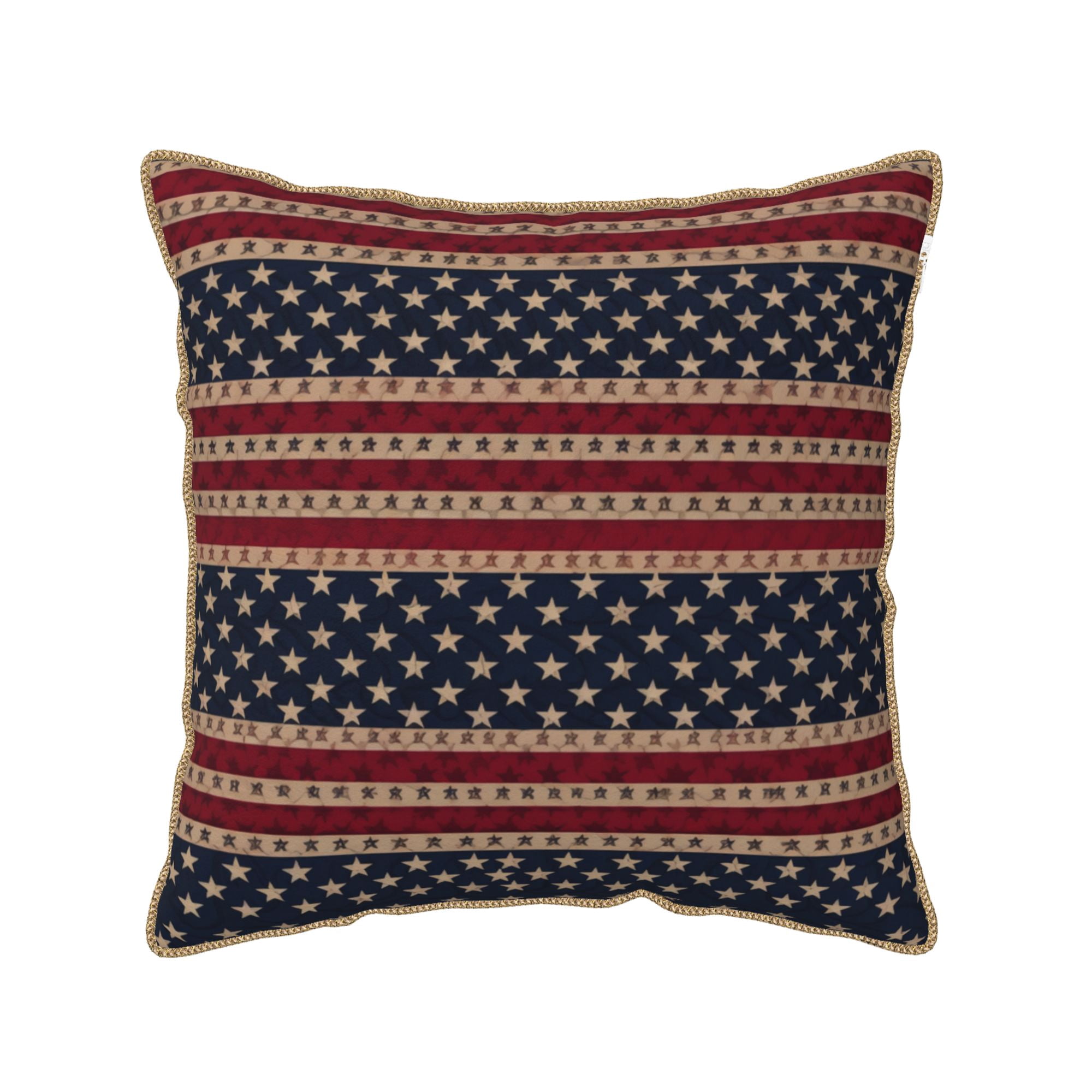 ZNDUO Patriotic 4th July American Stars Flag Throw Pillows, Throw ...