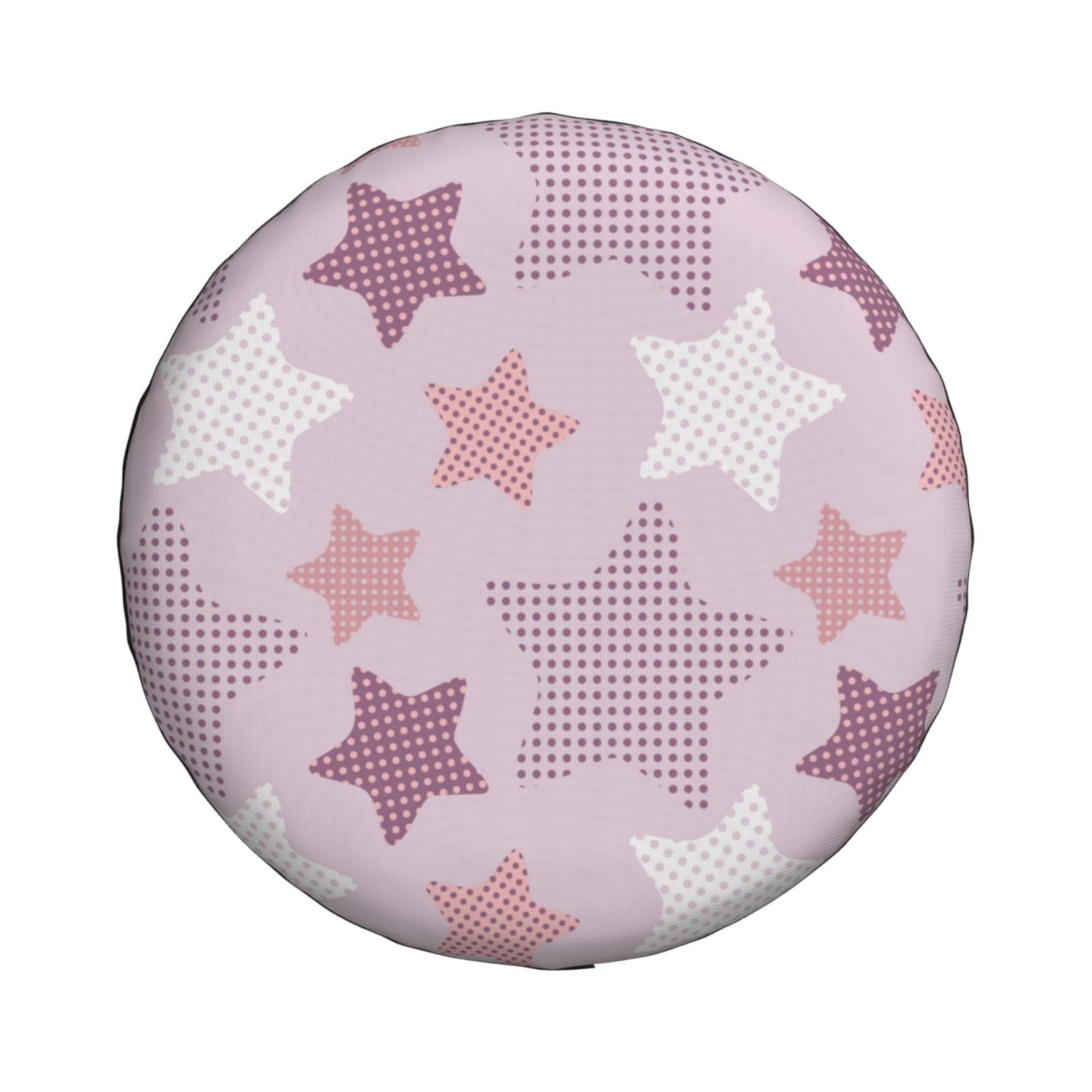 ZNDUO Pink Star Texture Abstract Pattern Spare Tire Cover, Universal ...
