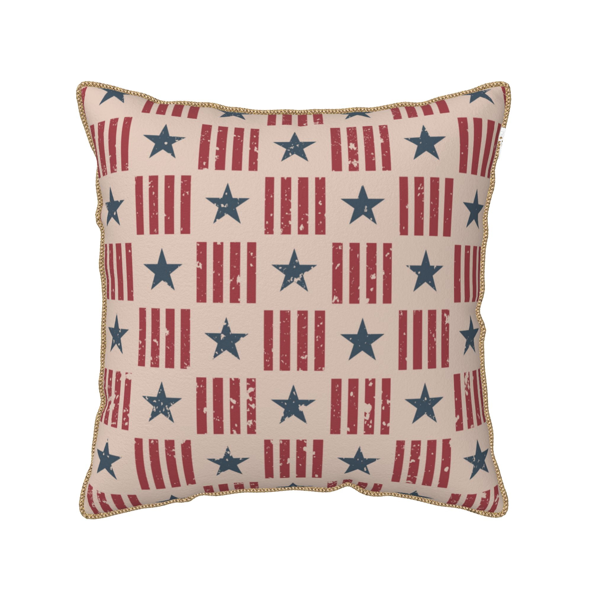 ZNDUO Retro American Flag Patriotic Throw Pillows, Throw Pillows for ...