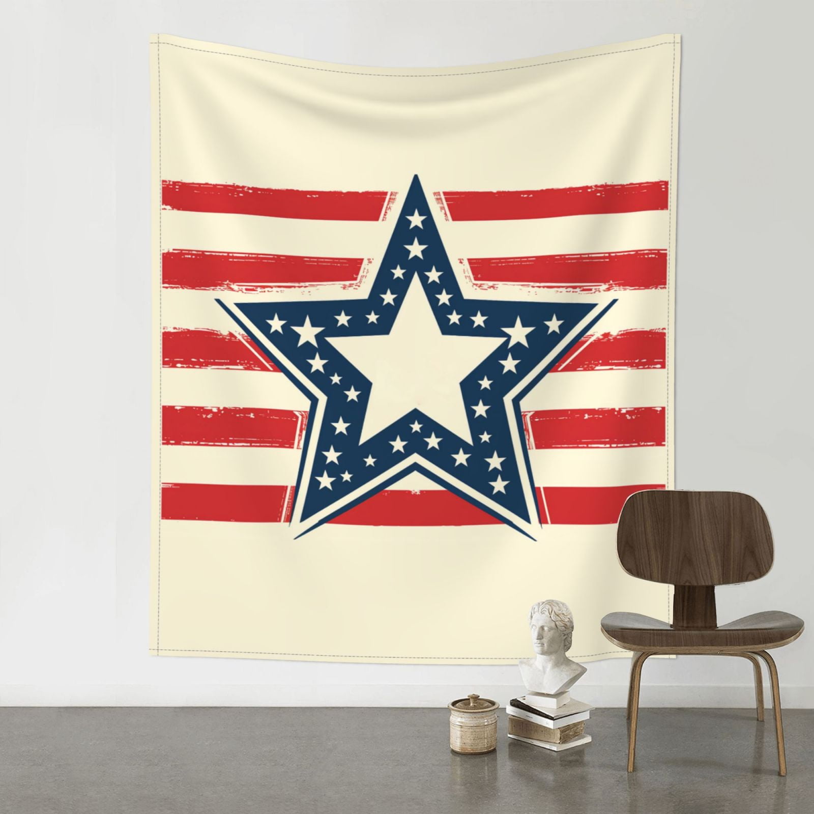 ZNDUO Rock American Stars Flag Pattern Wall Tapestry, Tapestries for ...