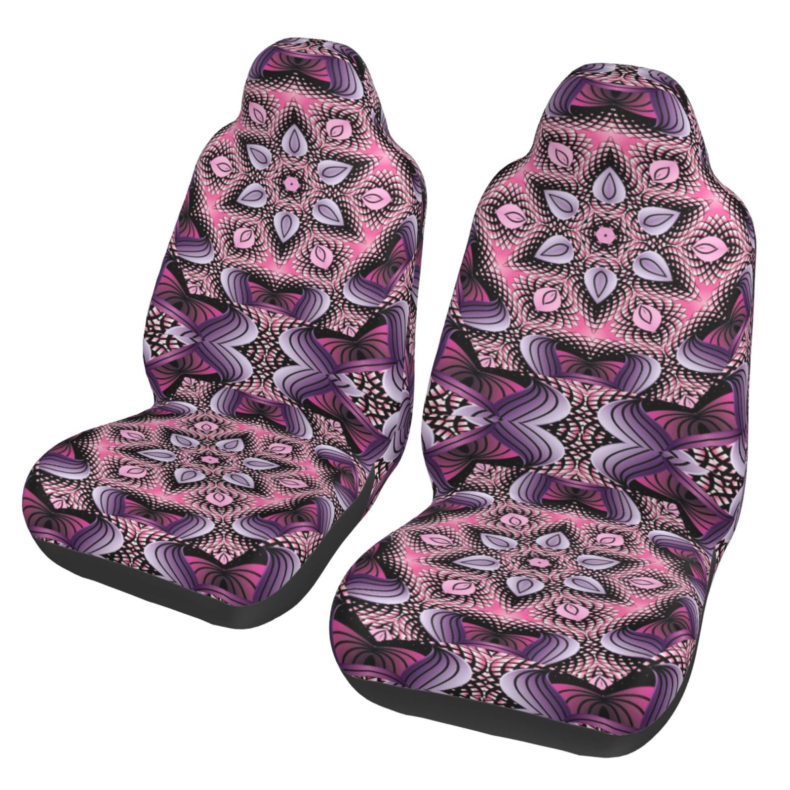 ZNDUO Rosette Mandala Kaleidoscope Pattern Car Seat Covers, Breathable ...