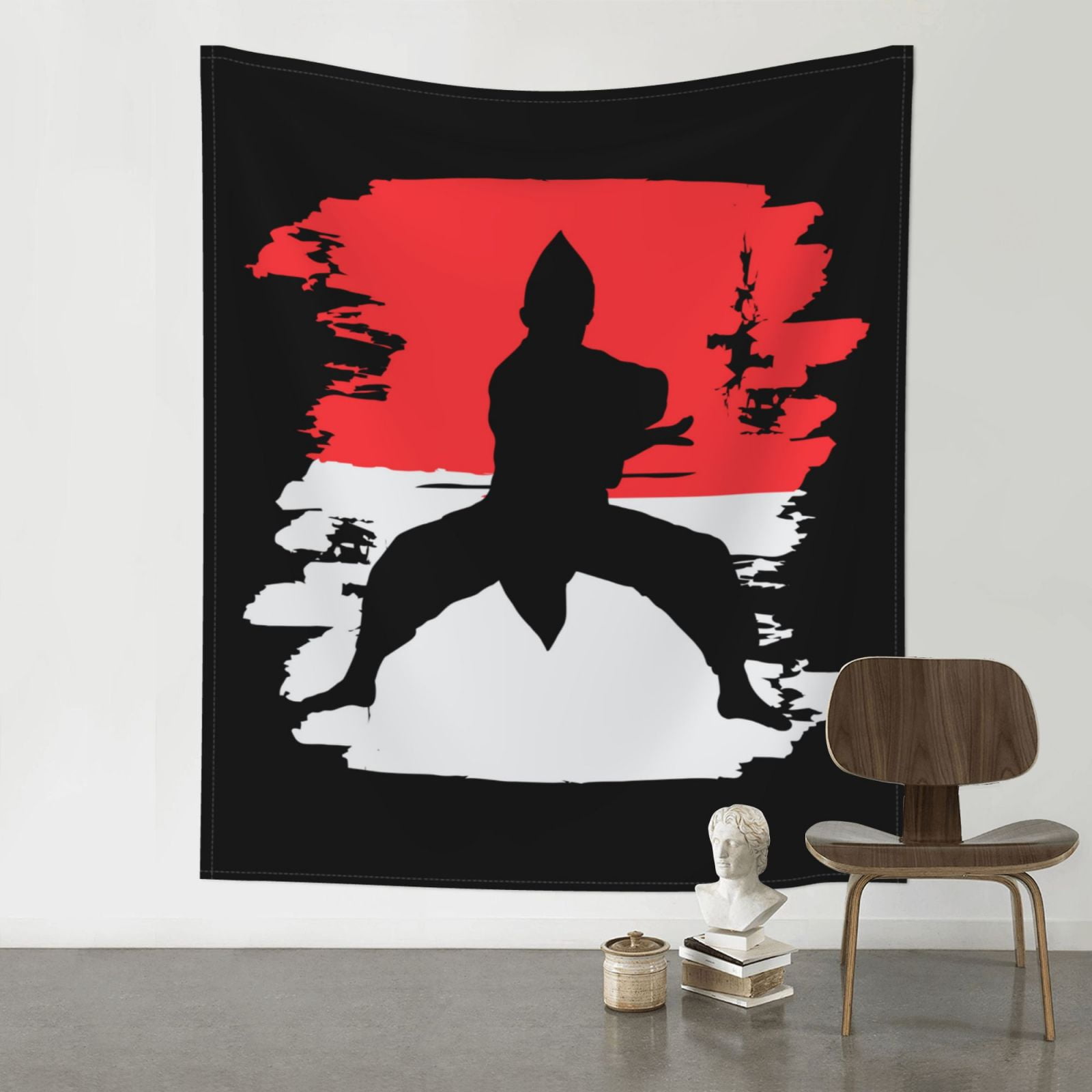 ZNDUO Silat Illustration Logo Pattern Wall Tapestry, Tapestries for ...