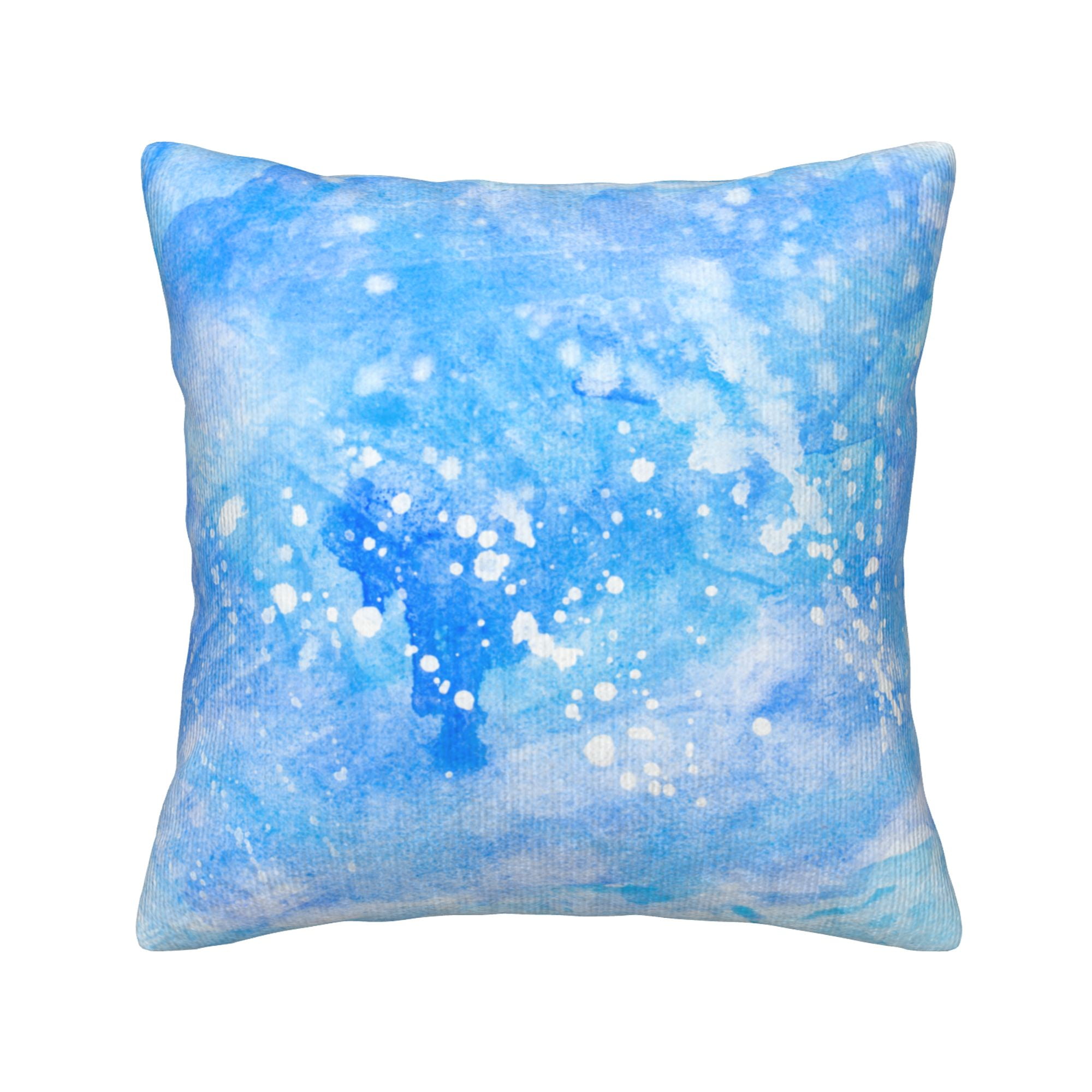 ZNDUO Square Home Decorative Throw Pillows, Corduroy Abstract Blue ...