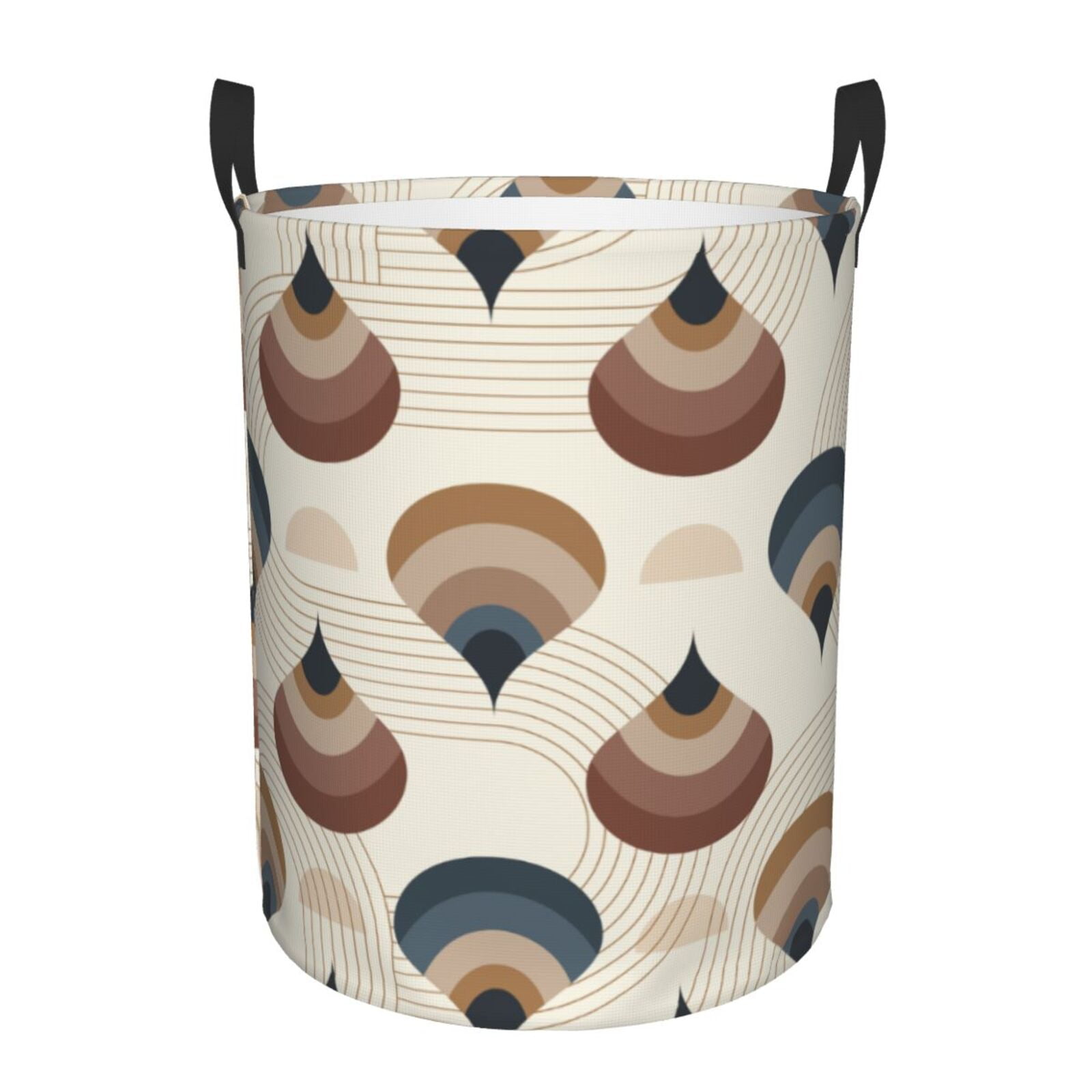 ZNDUO Tribal Abstract Geometric Illustration Pattern Laundry Basket ...