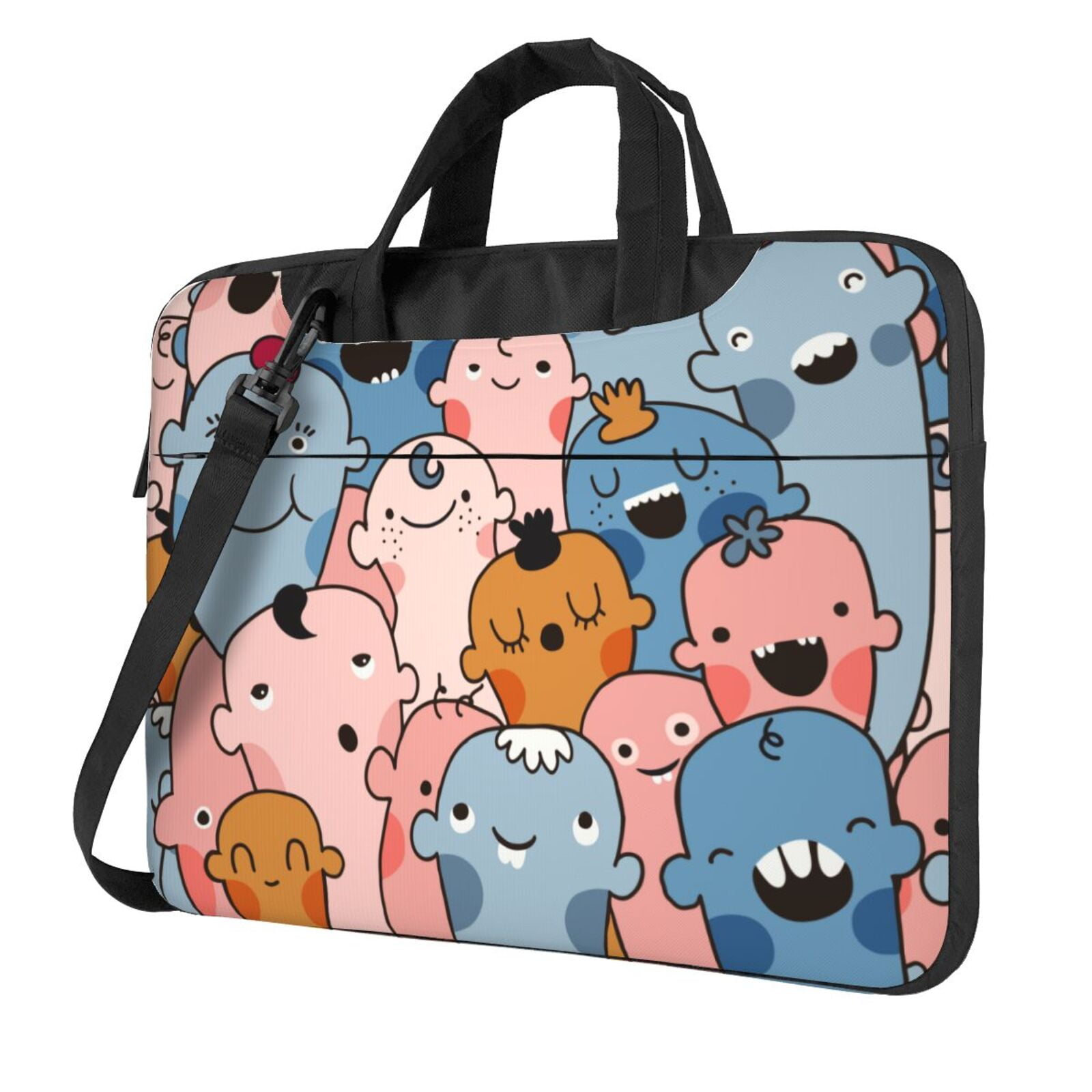 ZNDUO Vector Sketches Doodle Pattern Laptop Bag, 13 inch Business ...