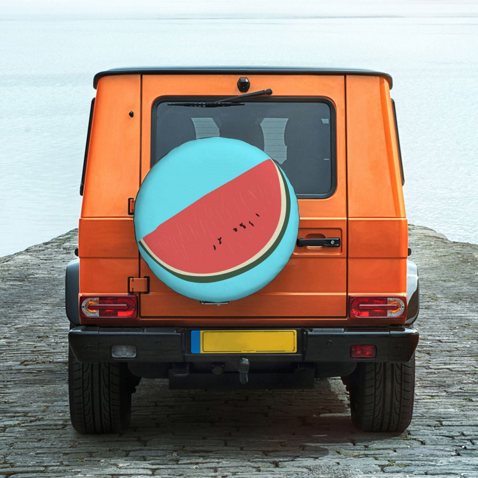 ZNDUO Watermelon Fruit Pattern Spare Tire Cover, Universal Fit for Jeep ...
