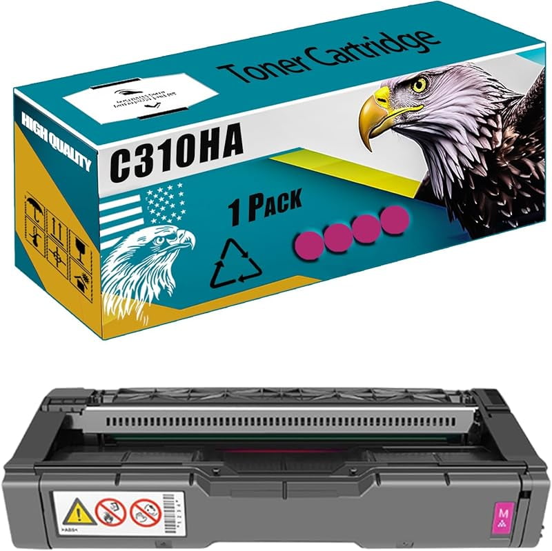 ZNER C310HA Toner Cartridge Compatible for Ricoh Aficio SP C310 C310A ...
