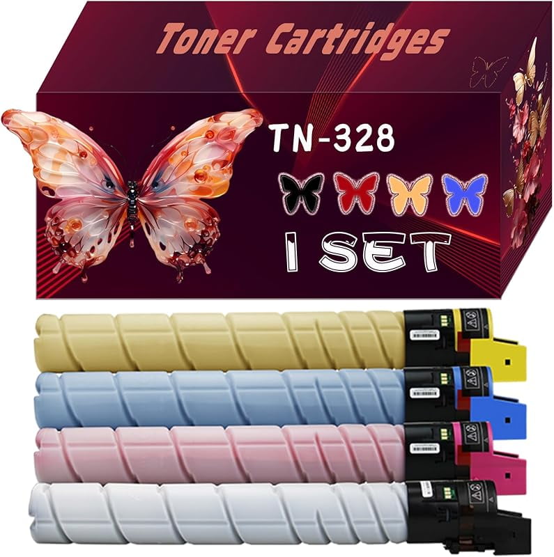 ZNER TN-328 Toner Cartridges Compatible for Konica Minolta bizhub C250i ...