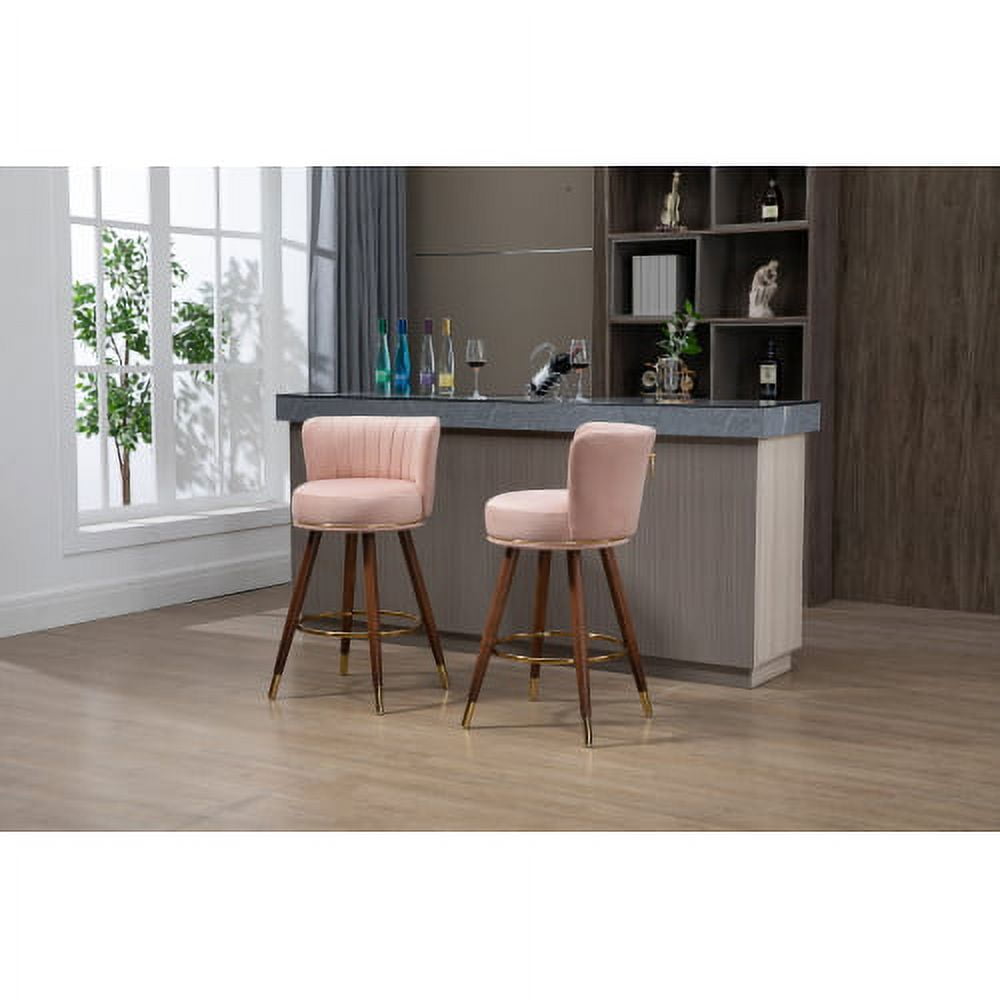 ZNESKPG COOLMORE Counter Height Stools for Kitchen Counter Solid Wood ...