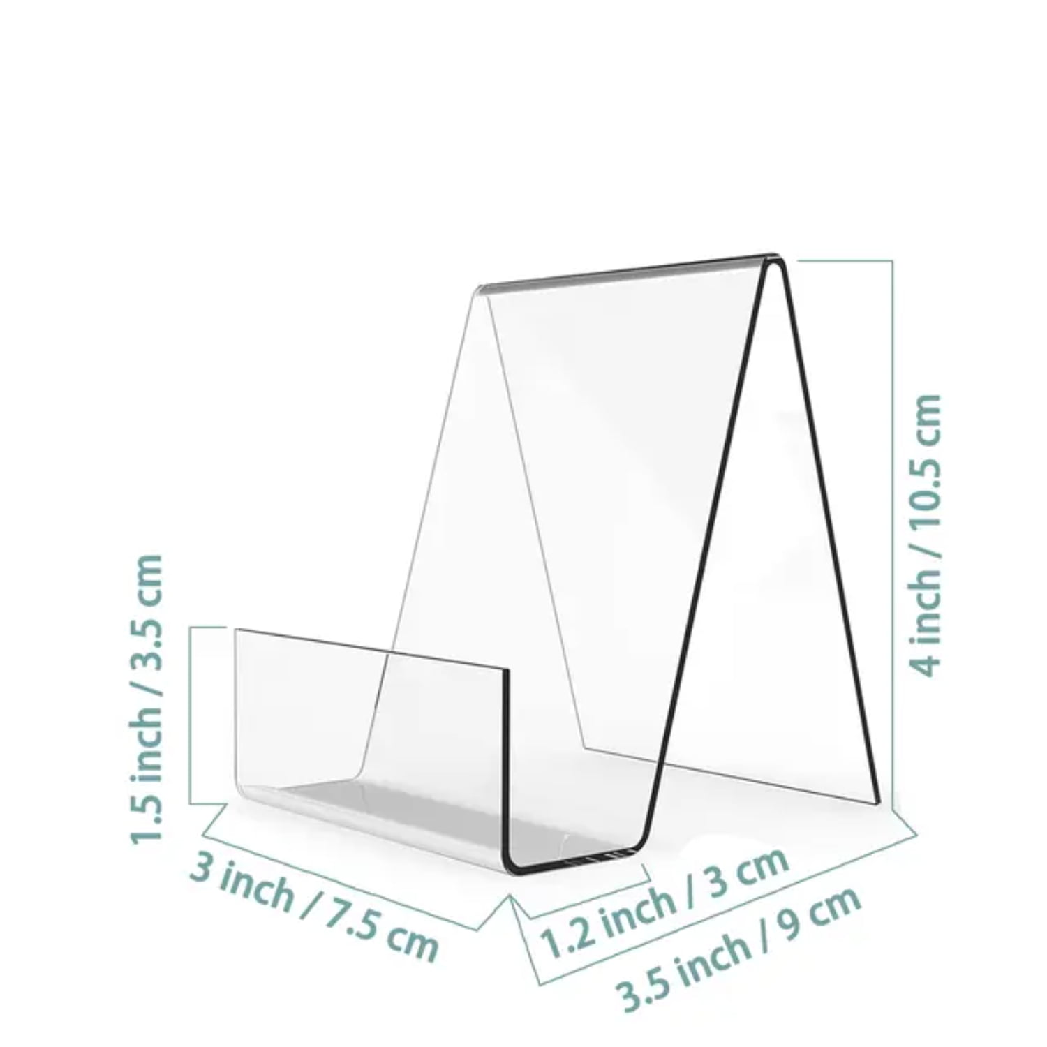 ZNGGUDZ Adjustable Vibrant Acrylic Easel Stand with Ledge - Colorful ...