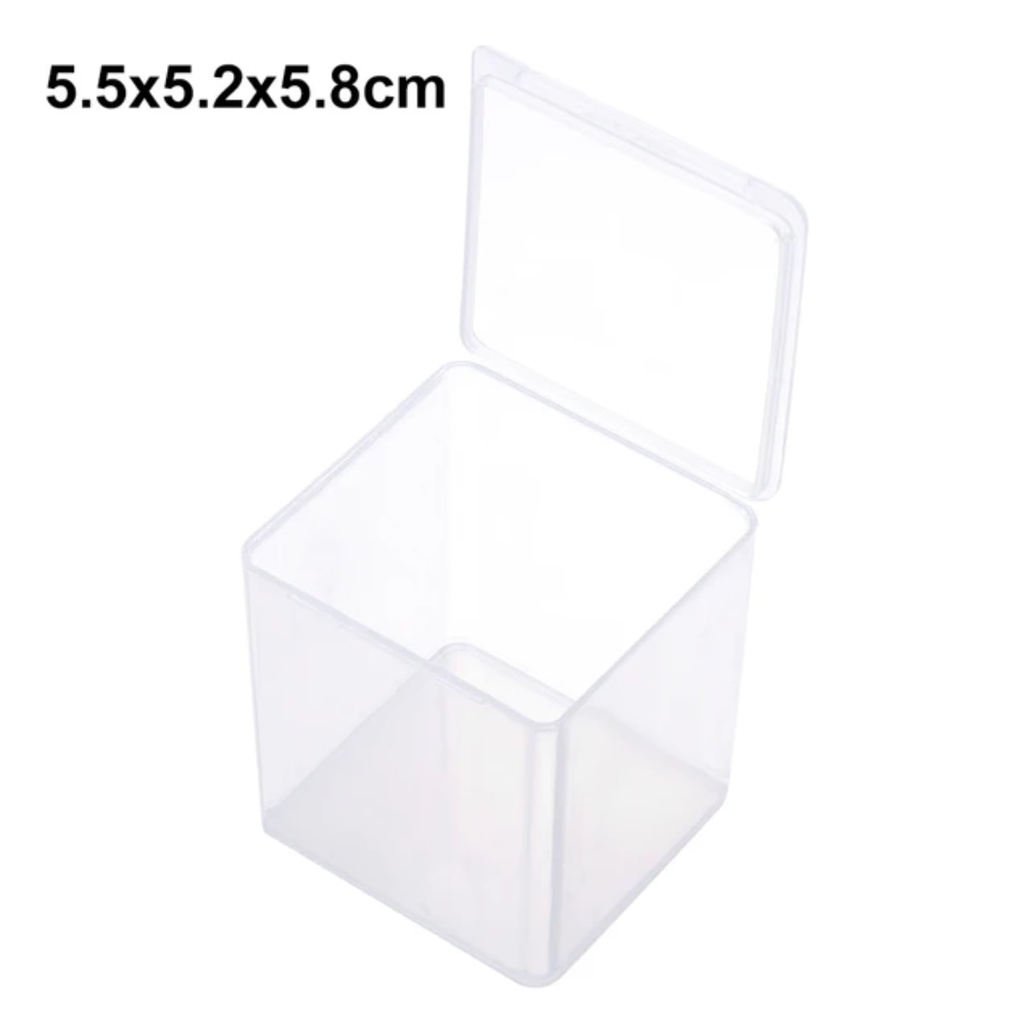 ZNGGUDZ Efficient Mini Transparent Plastic Jewelry Organizer Box ...