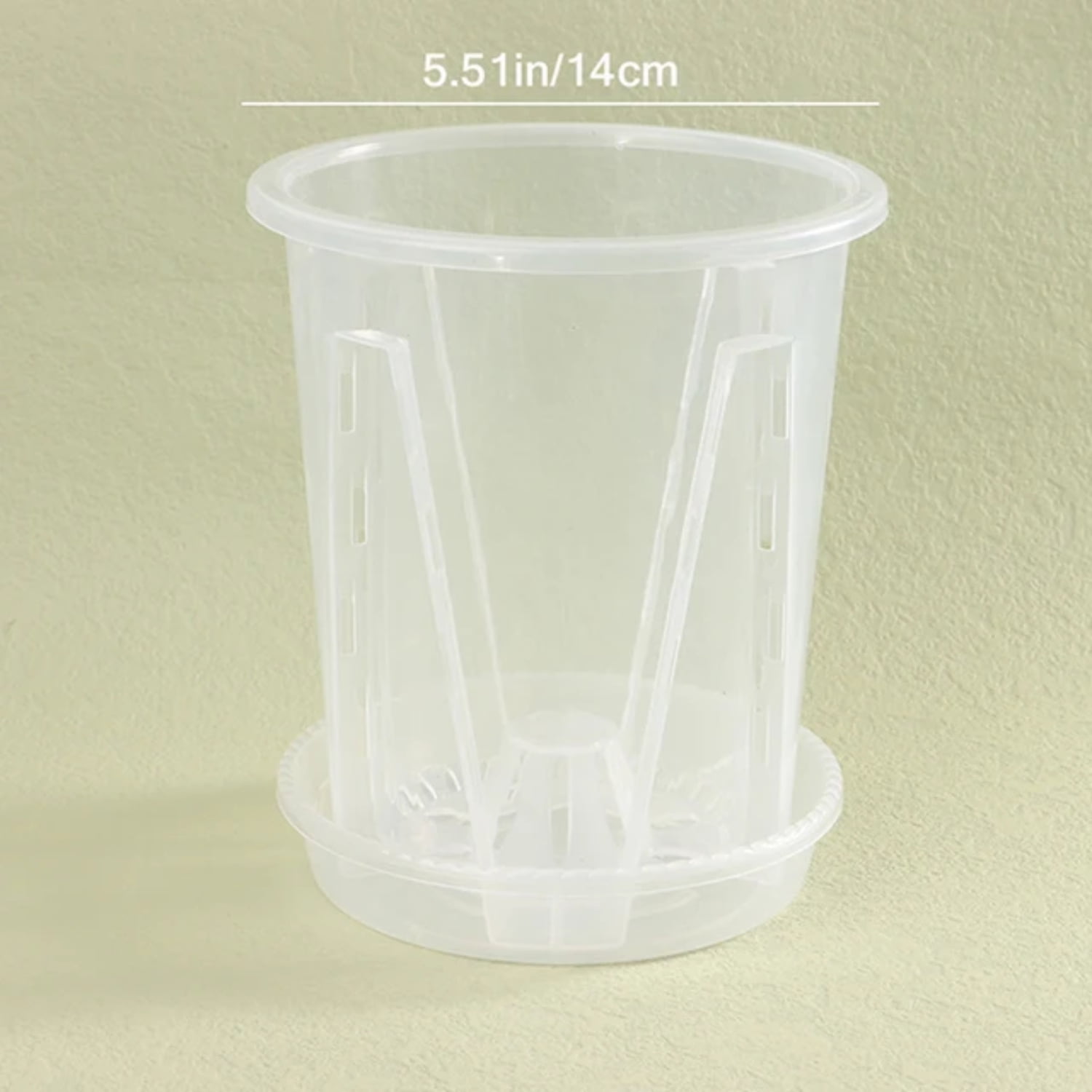 ZNGGUDZ Premium Elegant Transparent Phalaenopsis Orchid Flower Pot with ...