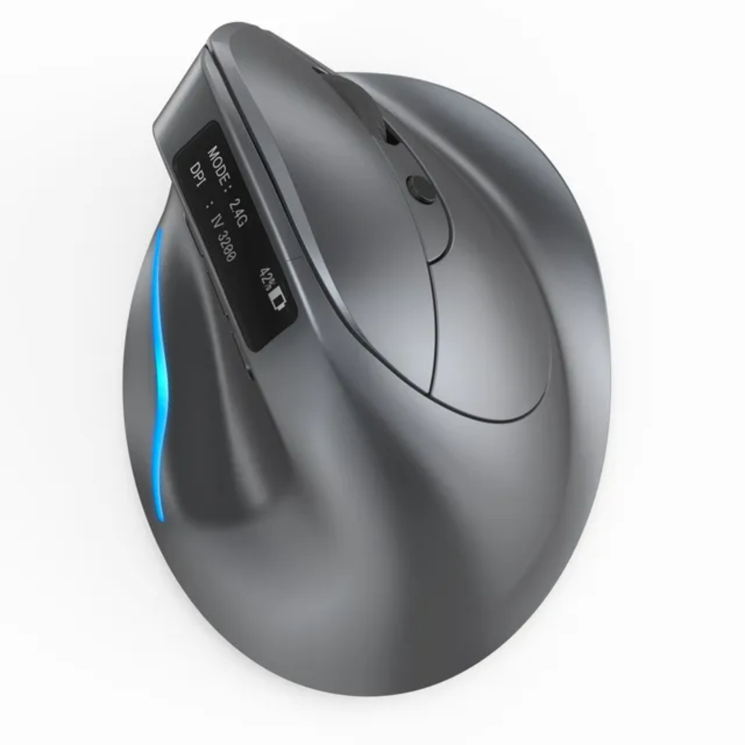 ZNGPNG Bluetooth Vertical Mouse Wireless Ergonomic Mice with OLED ...