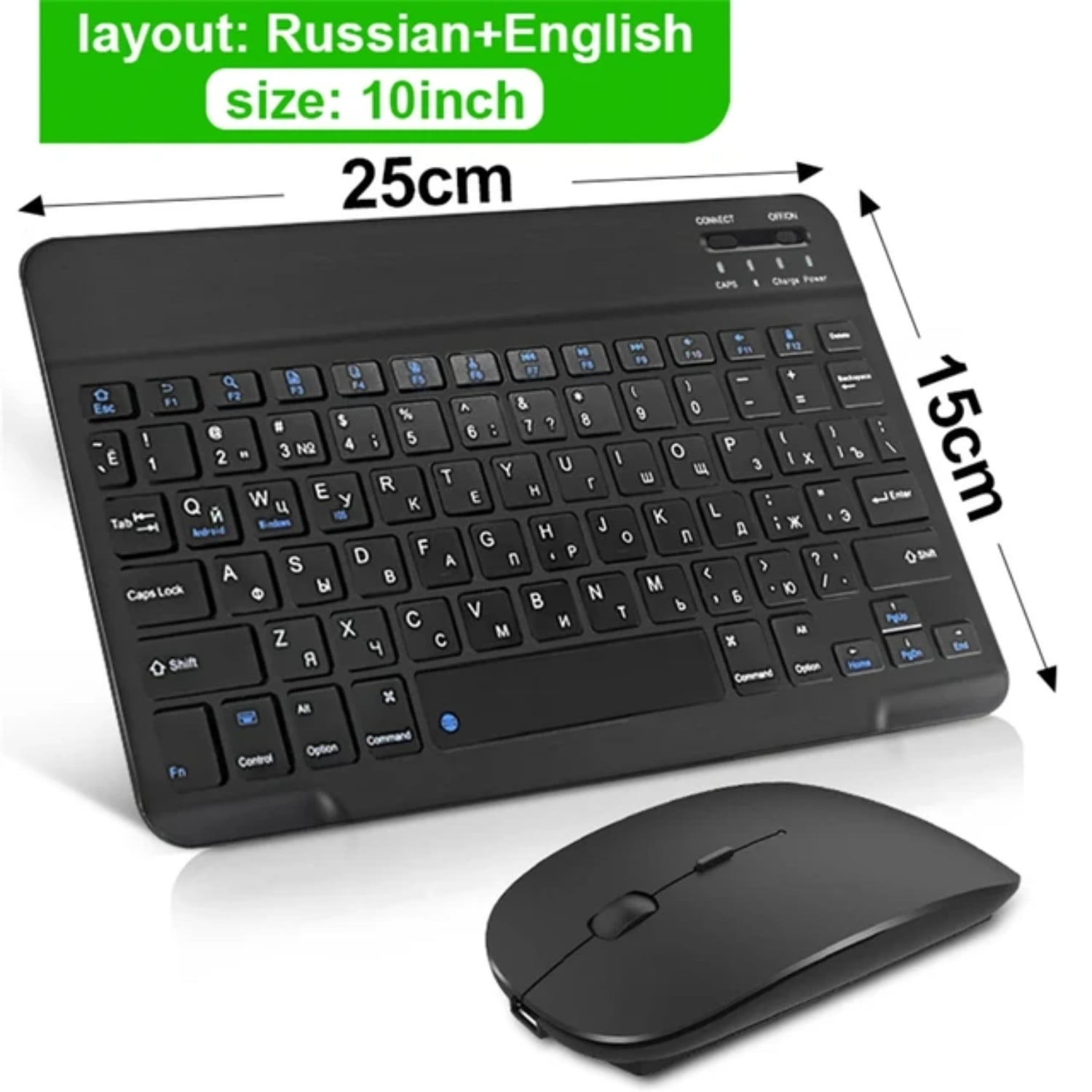 Zngpng Bluetooth Wireless Keyboard Mouse Ios Android Windows Tablet Air