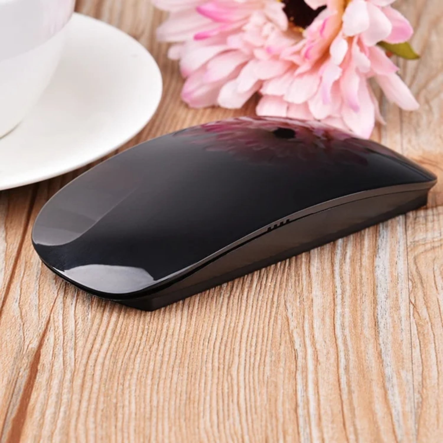 ZNGPNG Ergonomic USB Wireless Slim Mouse Touch Wheel Magic Mice 2.4G ...