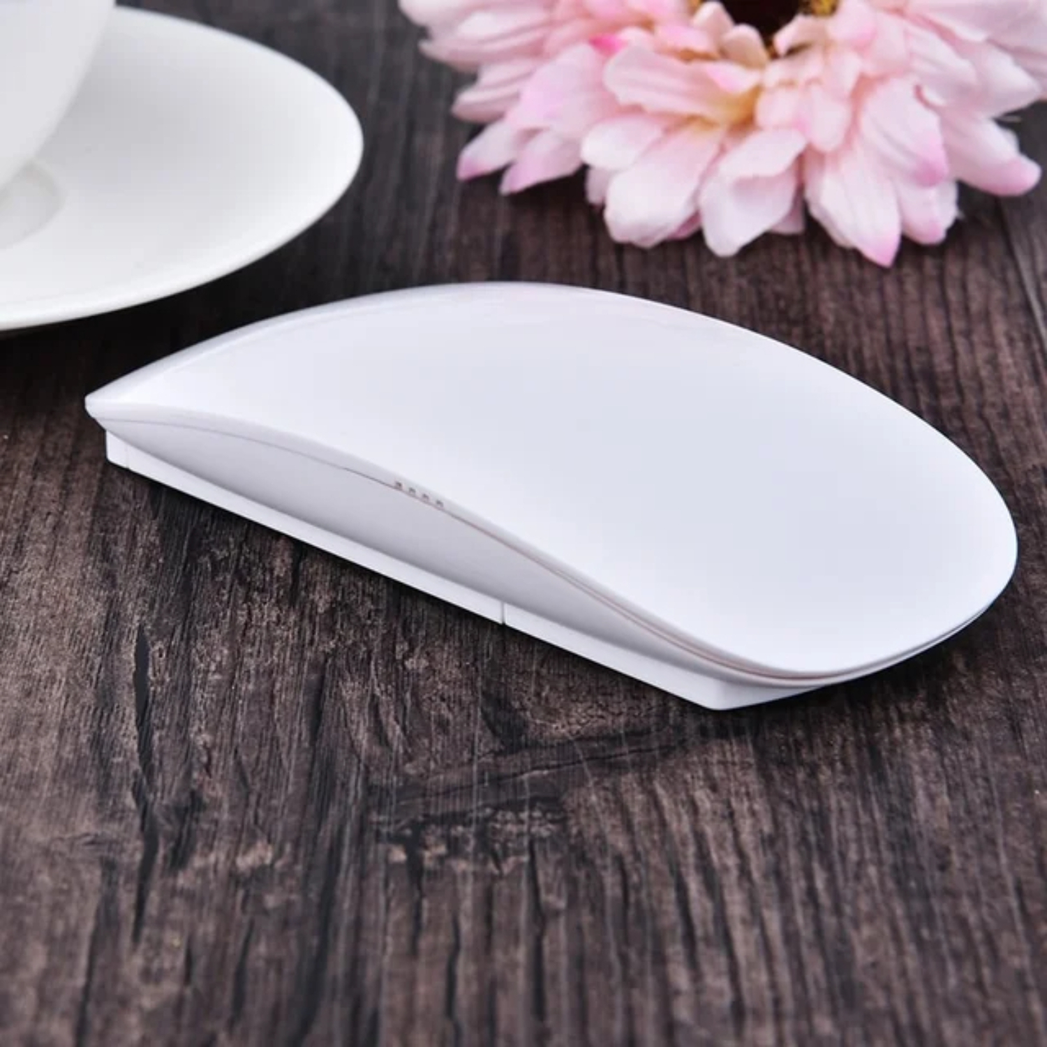 ZNGPNG Ergonomic USB Wireless Slim Mouse Touch Wheel Magic Mice 2.4G ...