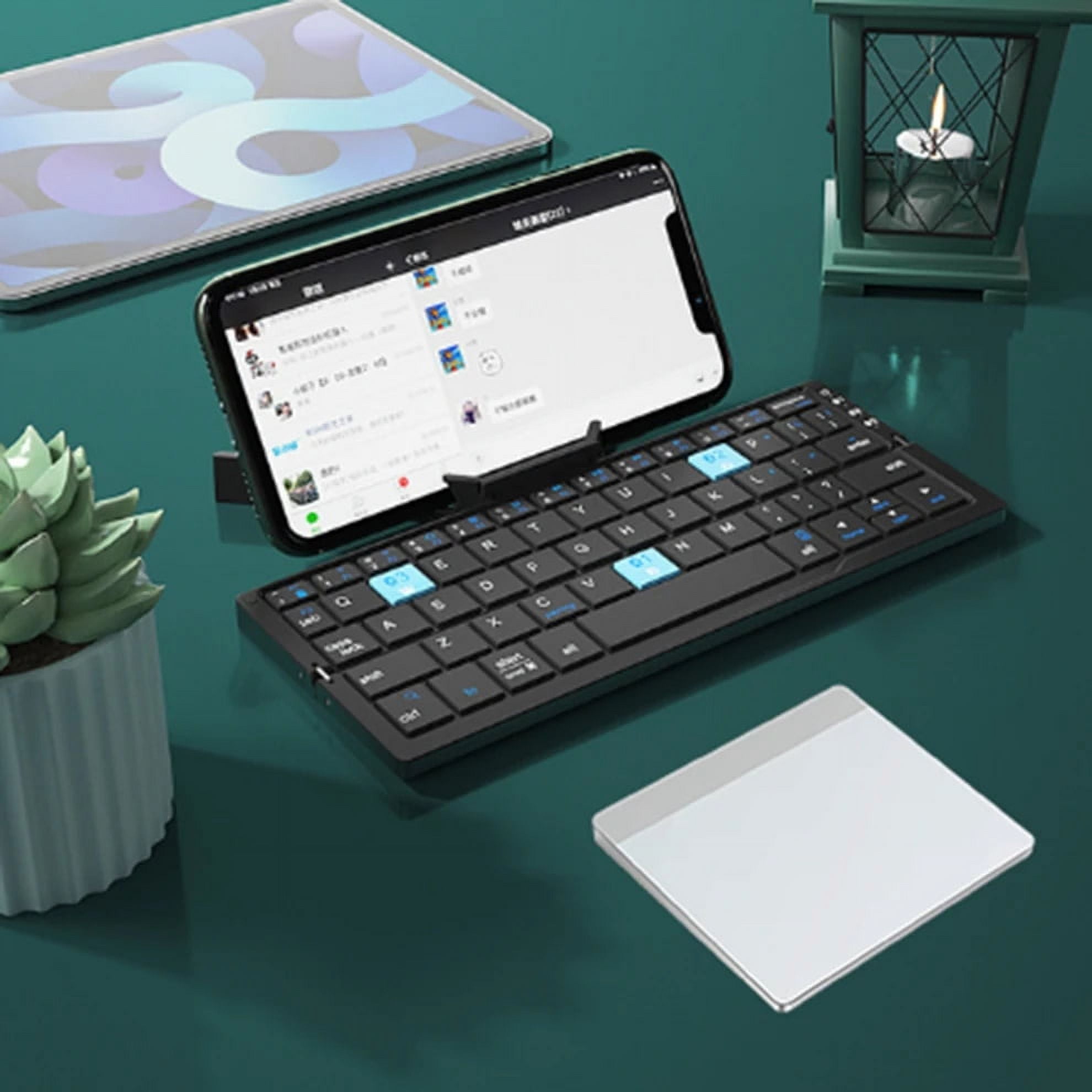 ZNGPNG Foldable Wireless Keyboard and Mouse trackpad Bluetooth Keyboard ... ZNGPNG Foldable Wireless Keyboard and Mouse trackpad Bluetooth Keyboard ...