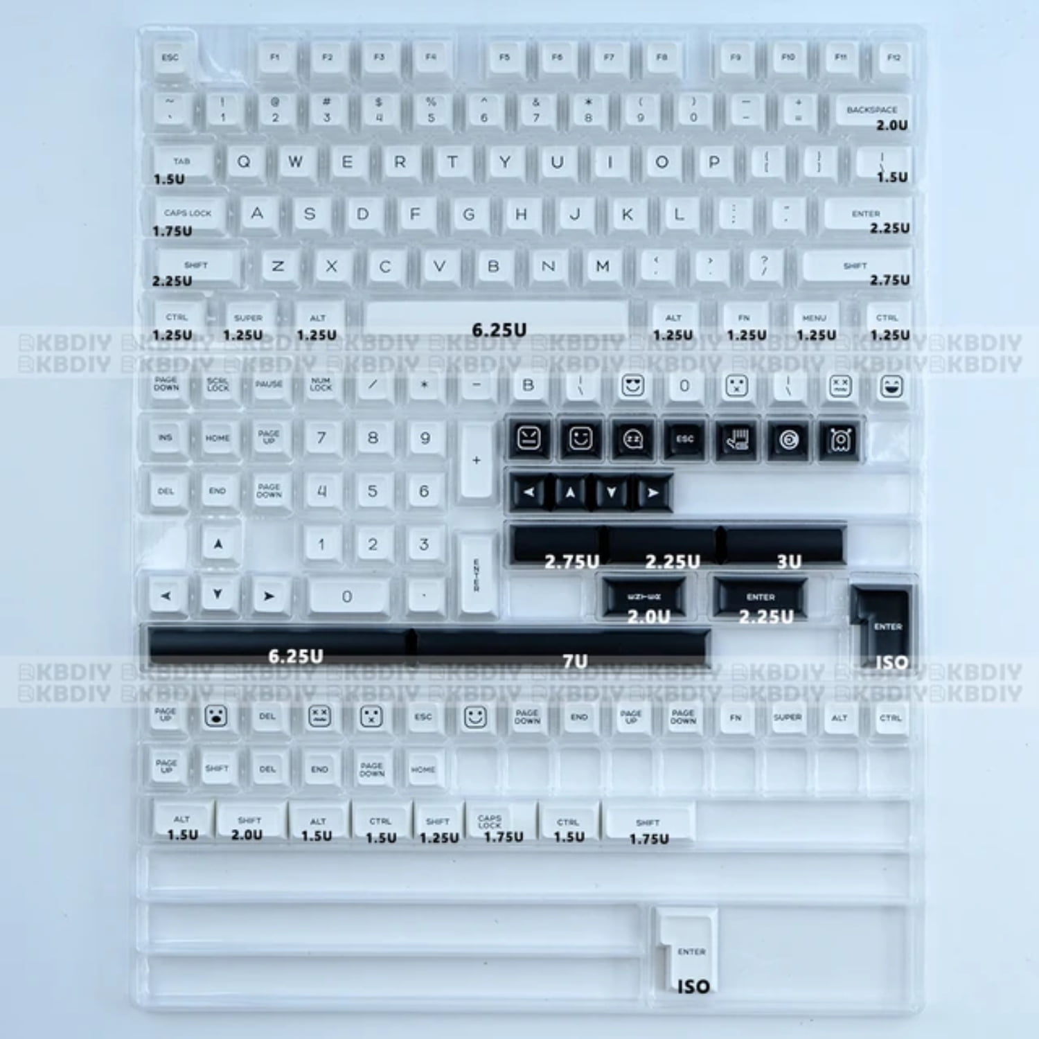 ZNGPNG GMK Keycap SA Profile Double Shot PBT Keycaps for Mechanical ...