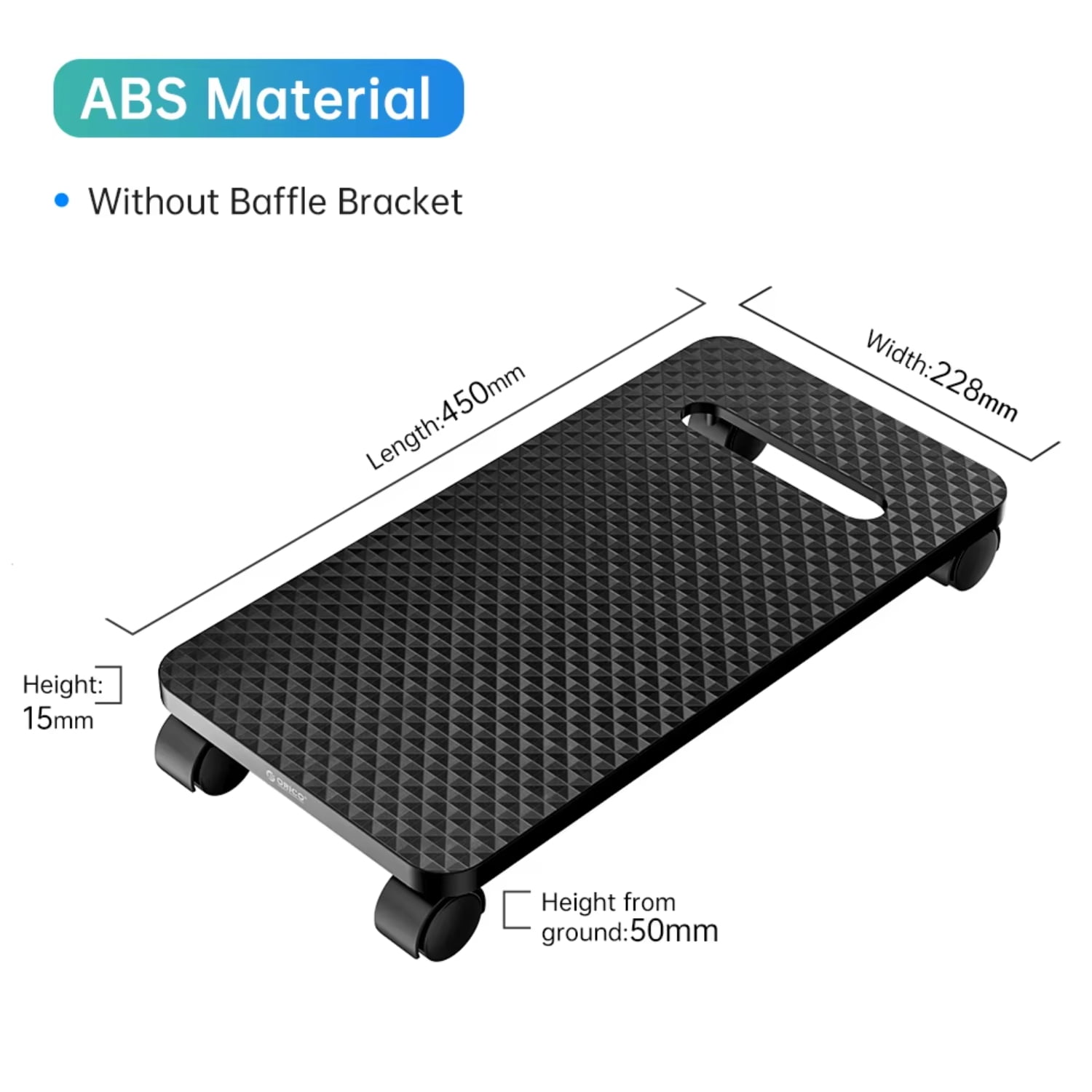 ZNGPNG Mobile Computer Towers Stand CPU Rolling Holder Desktop Bracket ...