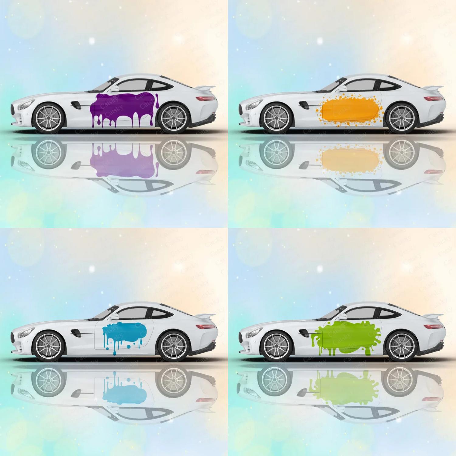 ZNGPNG Vibrant Colorful Itasha Vinyl Car Side Decal Sticker for ...