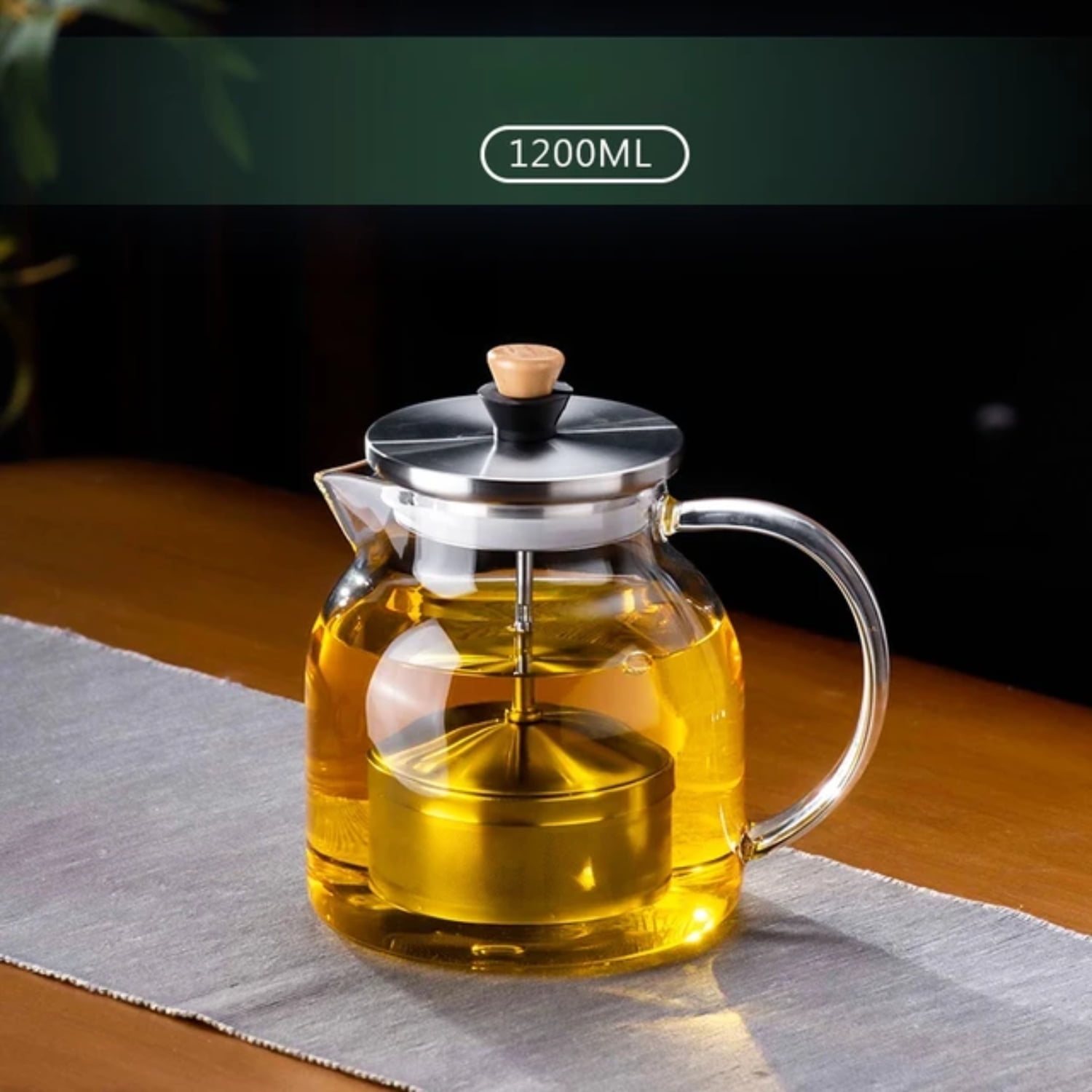 ZNGXZB Filtered Glass Teapot Chinese Kung Fu Tea Set for High ...