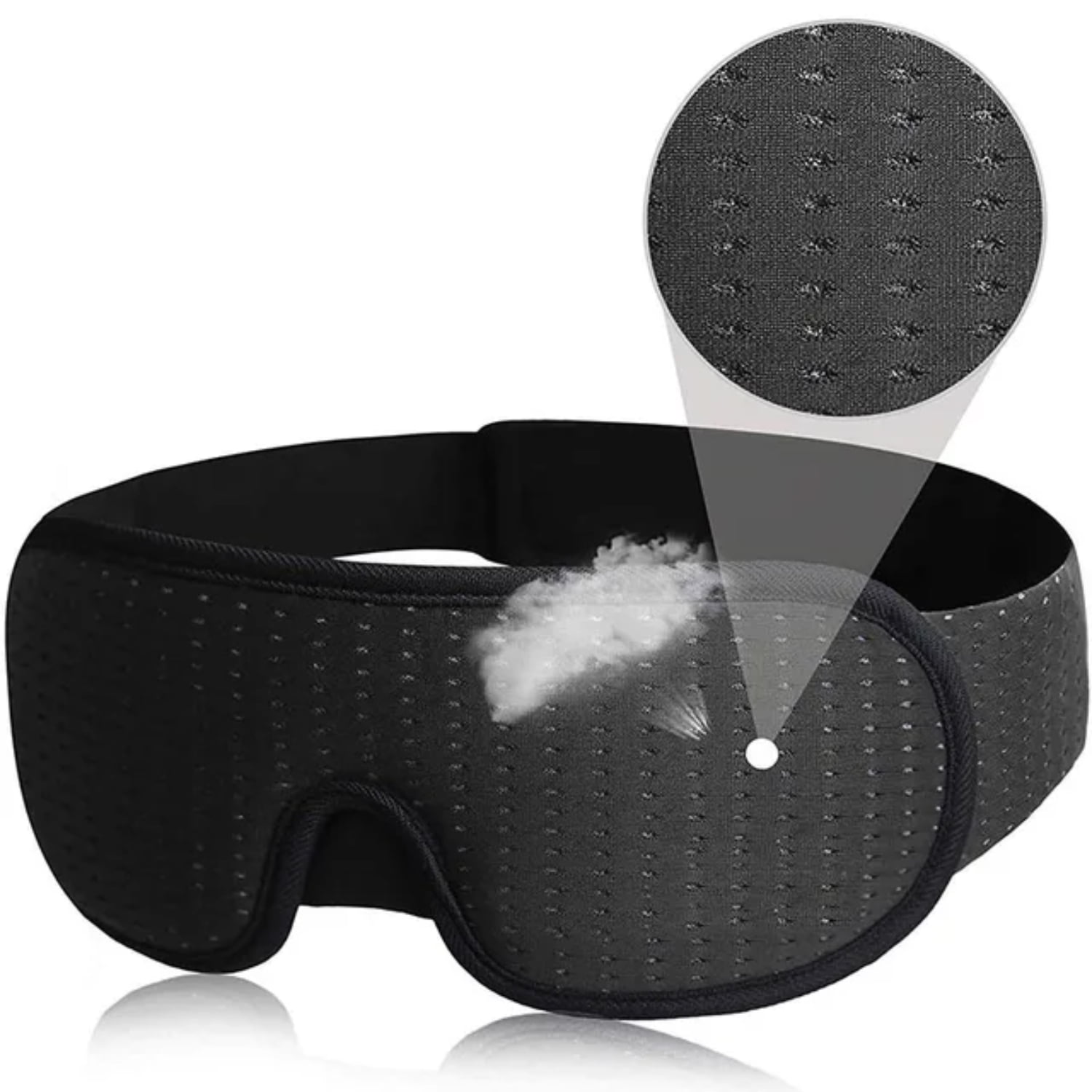 ZNGYEJZ 3D Sleeping Mask Block Out Soft Comfort Natural Padded Sleep ...