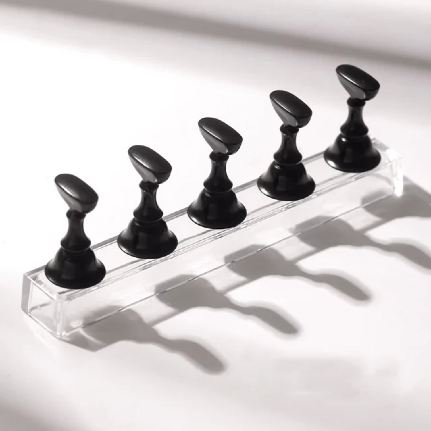ZNGYEJZ Nail art practice stand 5 pieces practice stand chessboard nail ...
