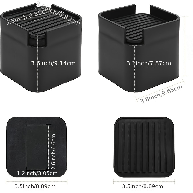 ZNGYXMN Durable Adjustable Bed Risers for Dorm Bed Table and Sofa - 3 ...