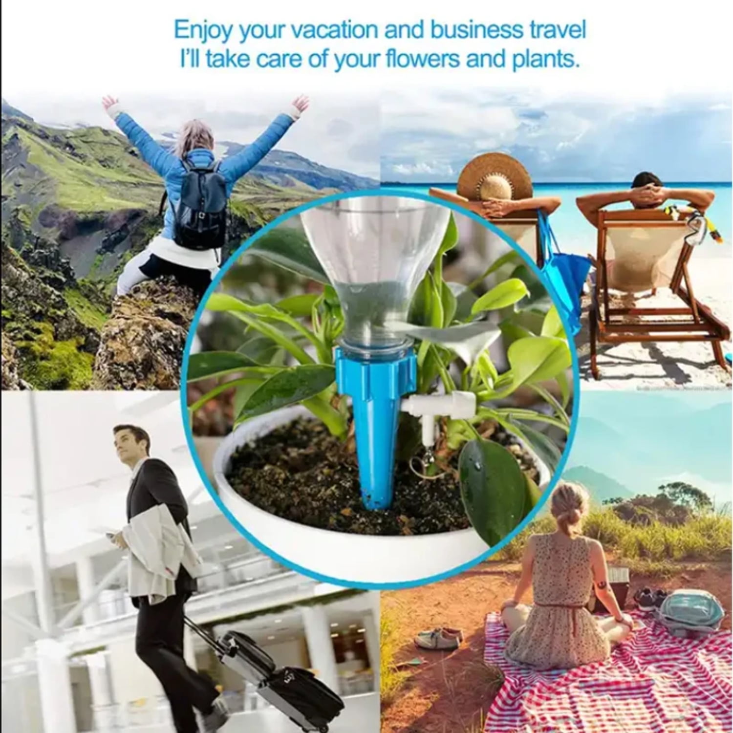 ZNGYXN Adjustable Potting Automatic Watering Device with Timing ...