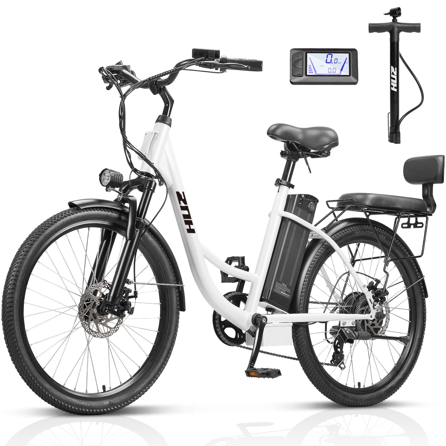 ZNH 26'' Electric Commuter Bike，700w Electric Bicycle w 48v13ah ...