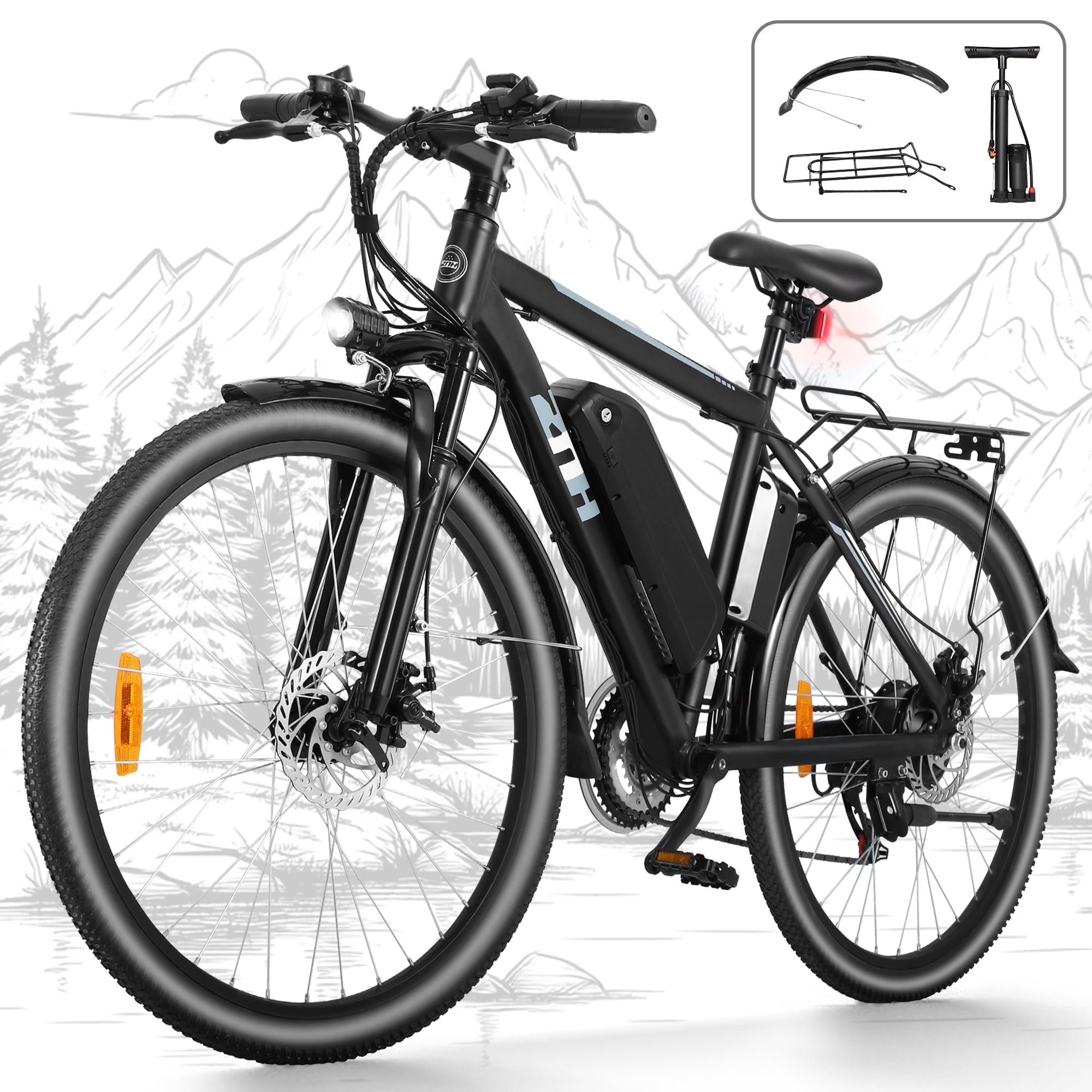 ZNH Peak 500W Electric Bicycle for Adults ,26'' Electric ZNH Peak 500W Electric Bicycle for Adults ,26'' Electric