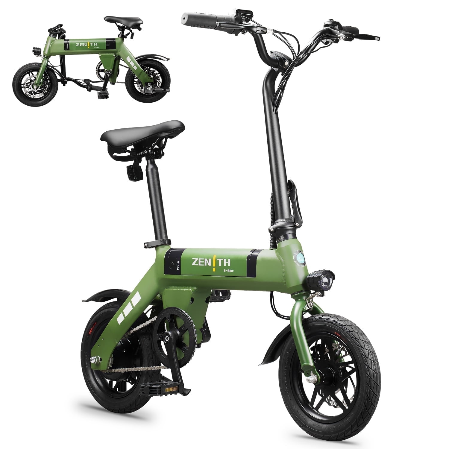 ZNH Folding Electric Bike for Adults , Lightweight Commuter Ebike with ...