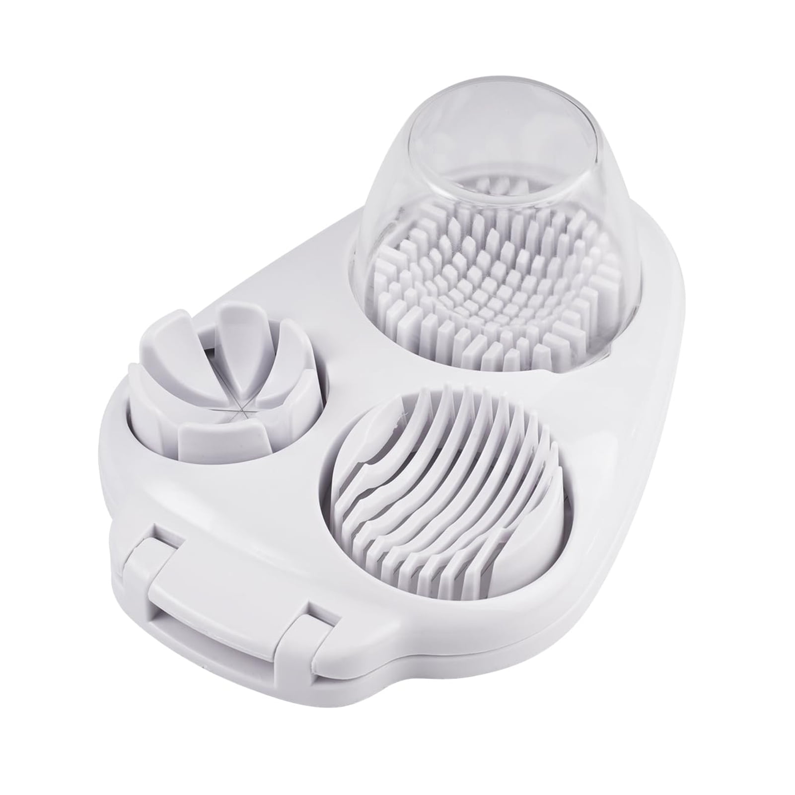 ZNNT 1/2Pcs Egg Cutting Tool Quick Clean Triple-Slice Mode Horizontal ...