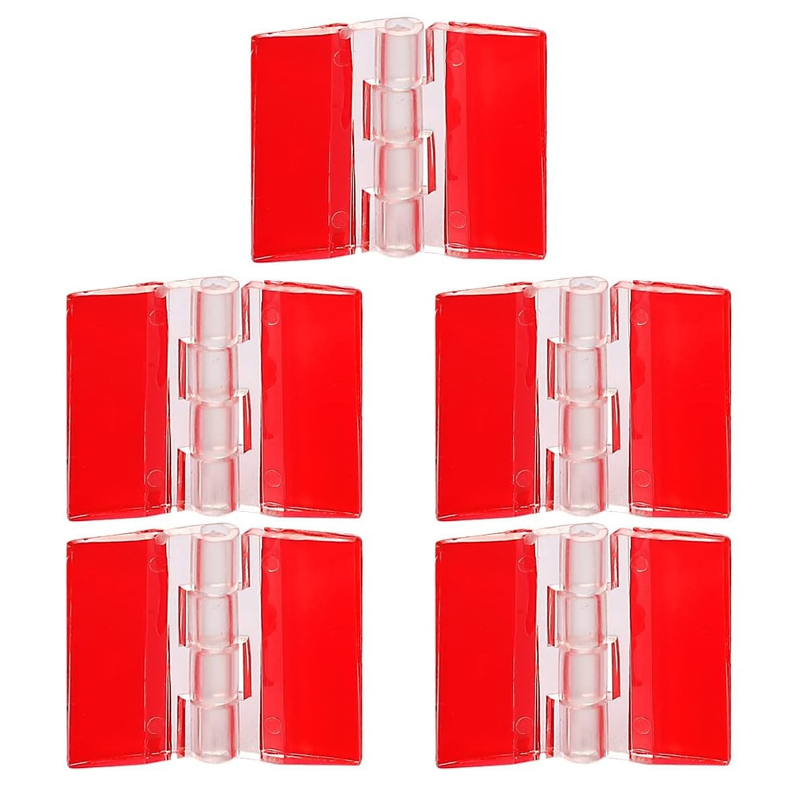 ZNNT 1/5Pcs Acrylic Clear Hinges Self-Adhesive Folding Hinges Simple ...