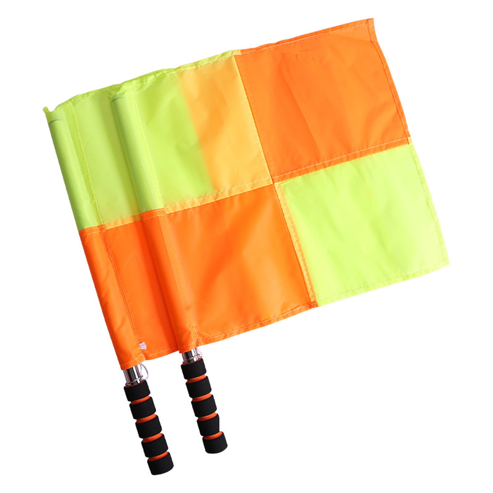 ZNNT 1 Pair Referee Flag Exquisite Easy to Use Stainless Steel Tube ...