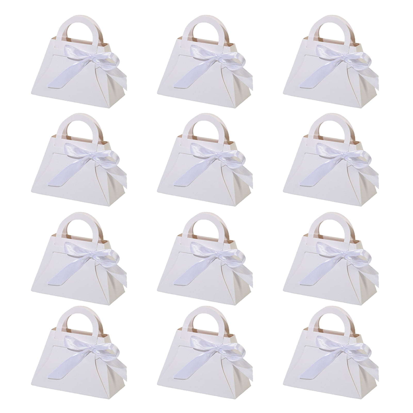 ZNNT 12 Pcs Purse Handbag Shaped Gift Boxes with Ribbons for Treats ...