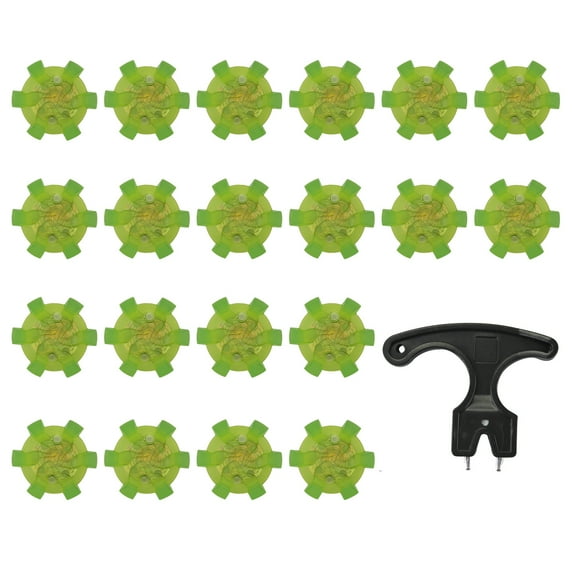 ZNNT 20Pcs Golf Shoe Spikes Golf Cleats Outdoor Rubber Replacement ...