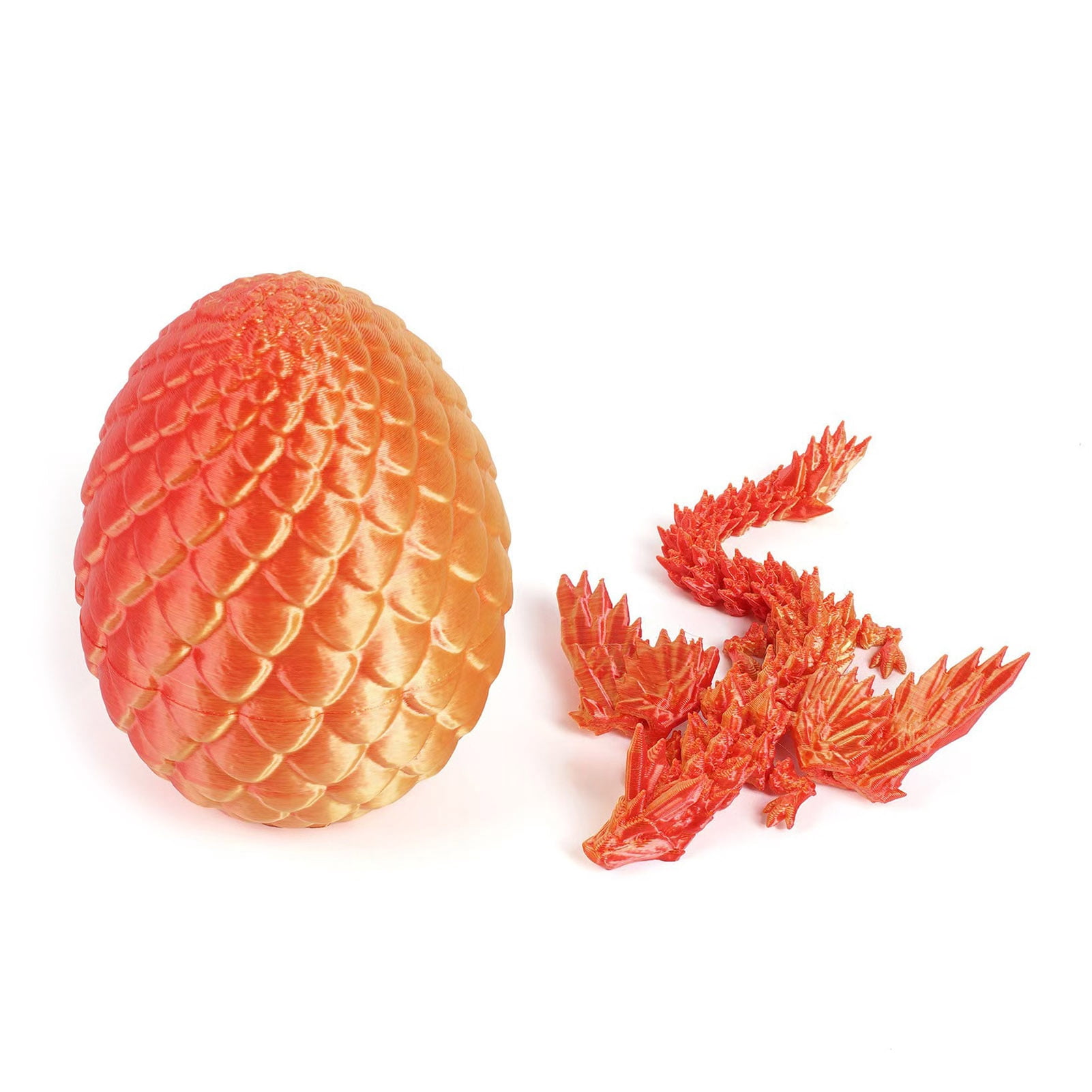 ZNNT 3D Printed Flying Dragon Figurine Movable Joints Chinese Dragon ...