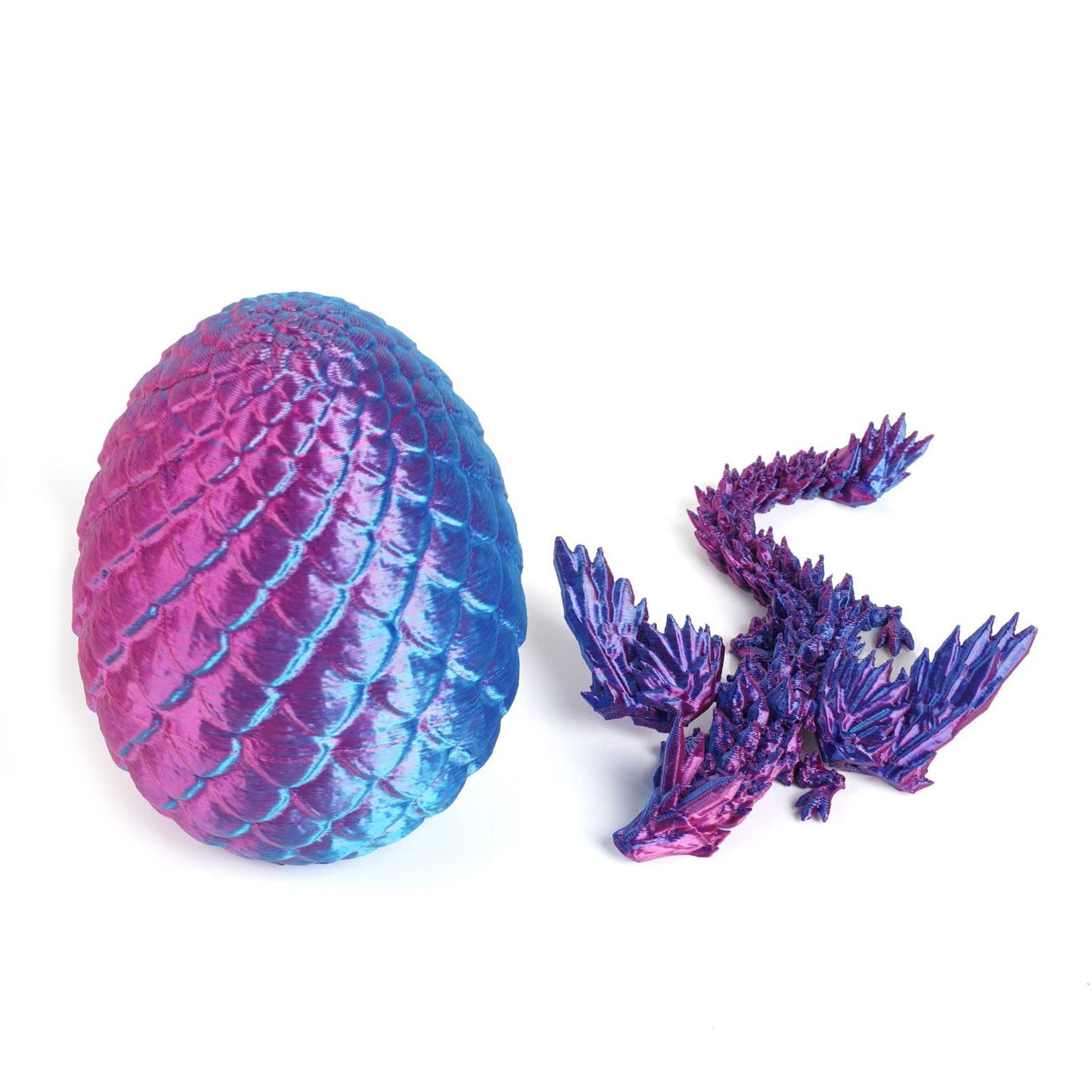 ZNNT 3D Printed Flying Dragon Figurine Movable Joints Chinese Dragon ...