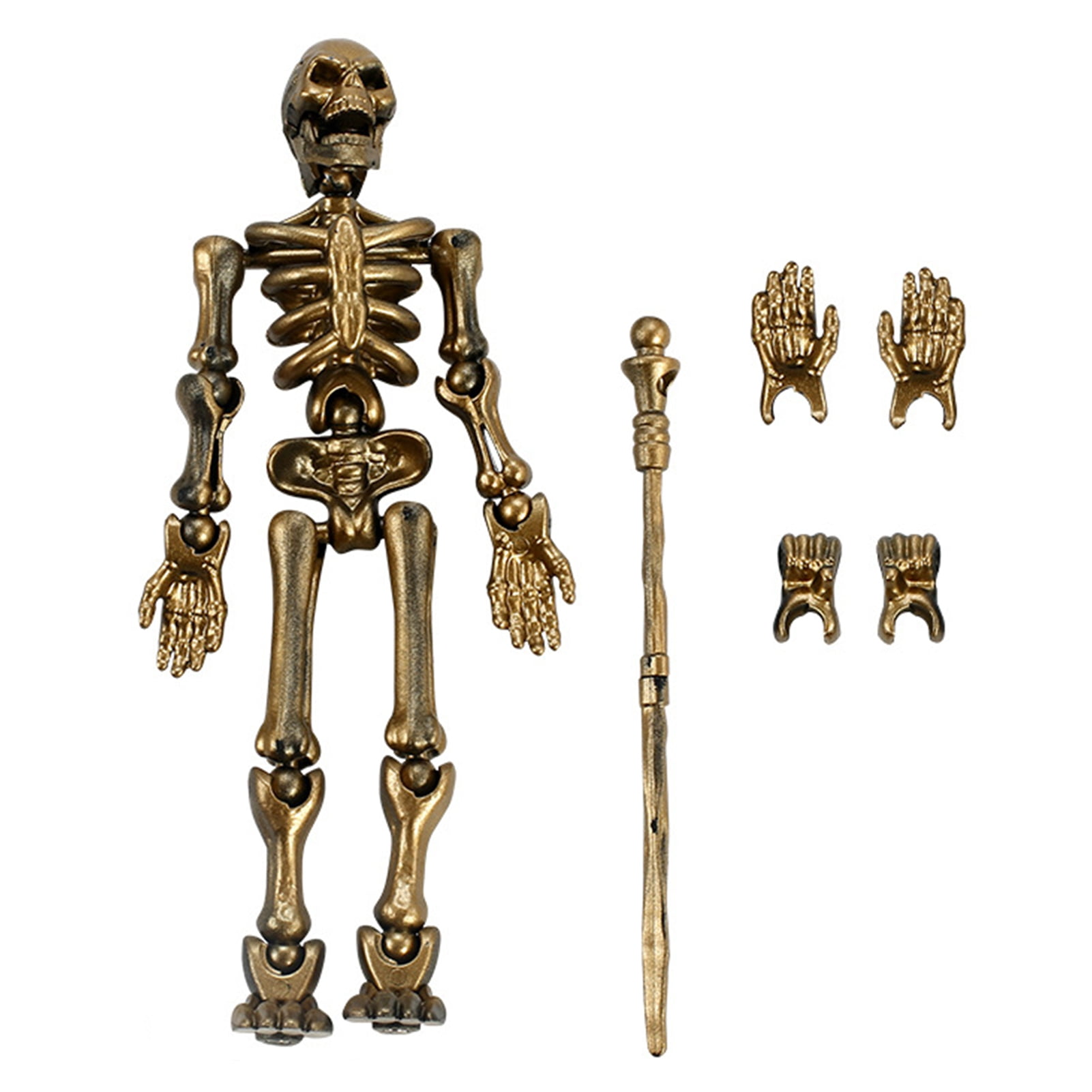ZNNT 3D Printed Skeleton Action Figure Multi-Jointed Movable ...