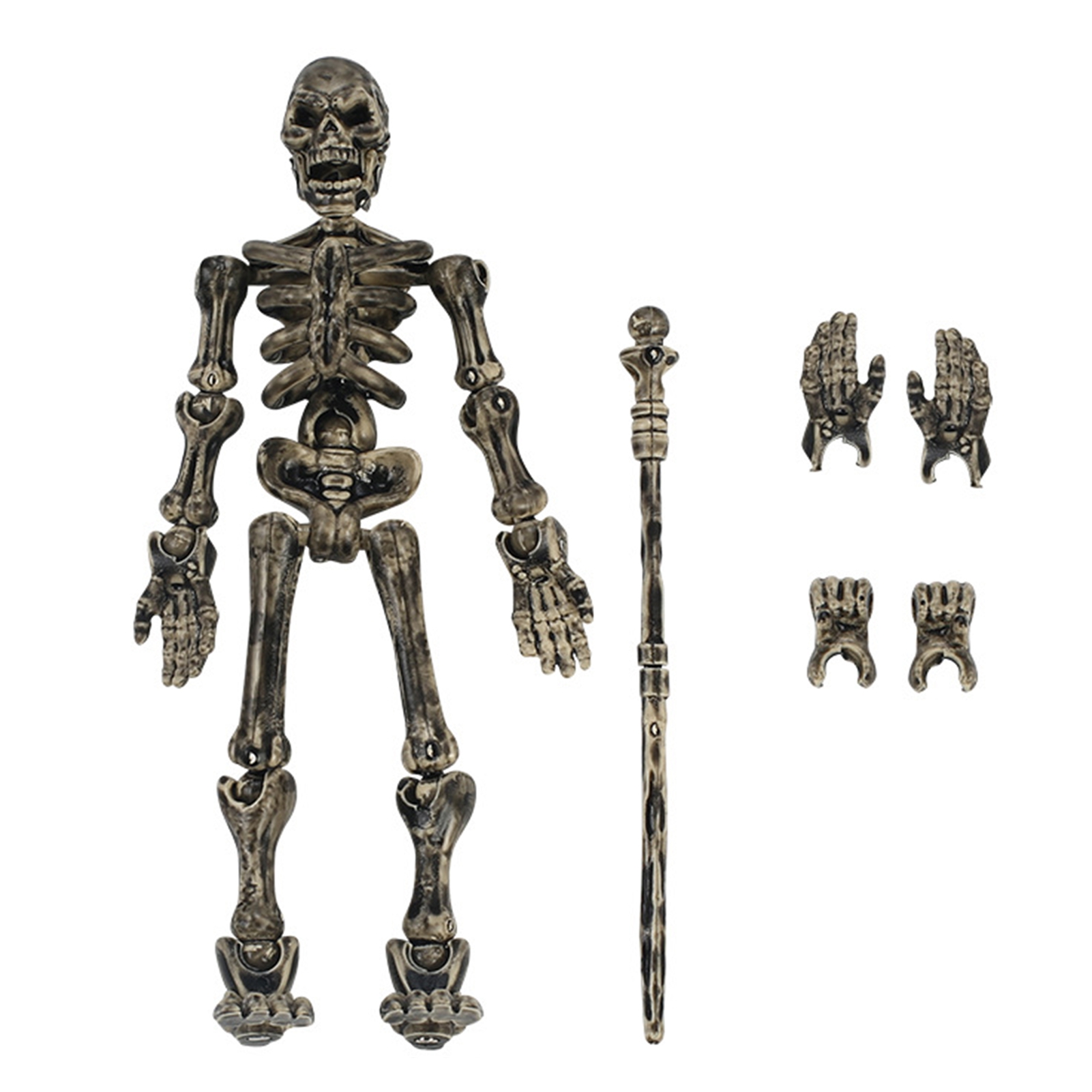 ZNNT 3D Printed Skeleton Action Figure Multi-Jointed Movable ...