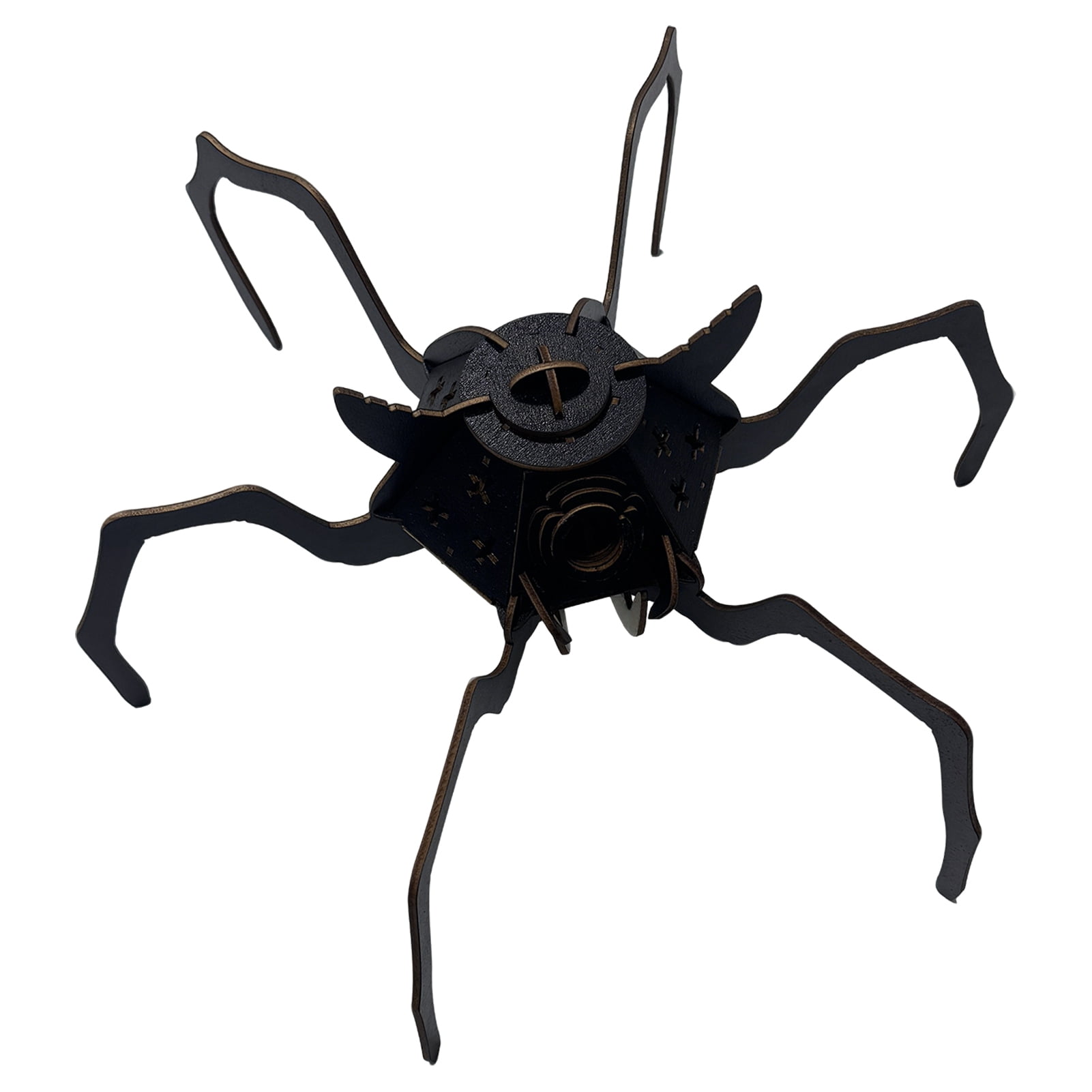 ZNNT 3D Wooden Puzzle Spider Model with Light Steampunk Mechanical ...