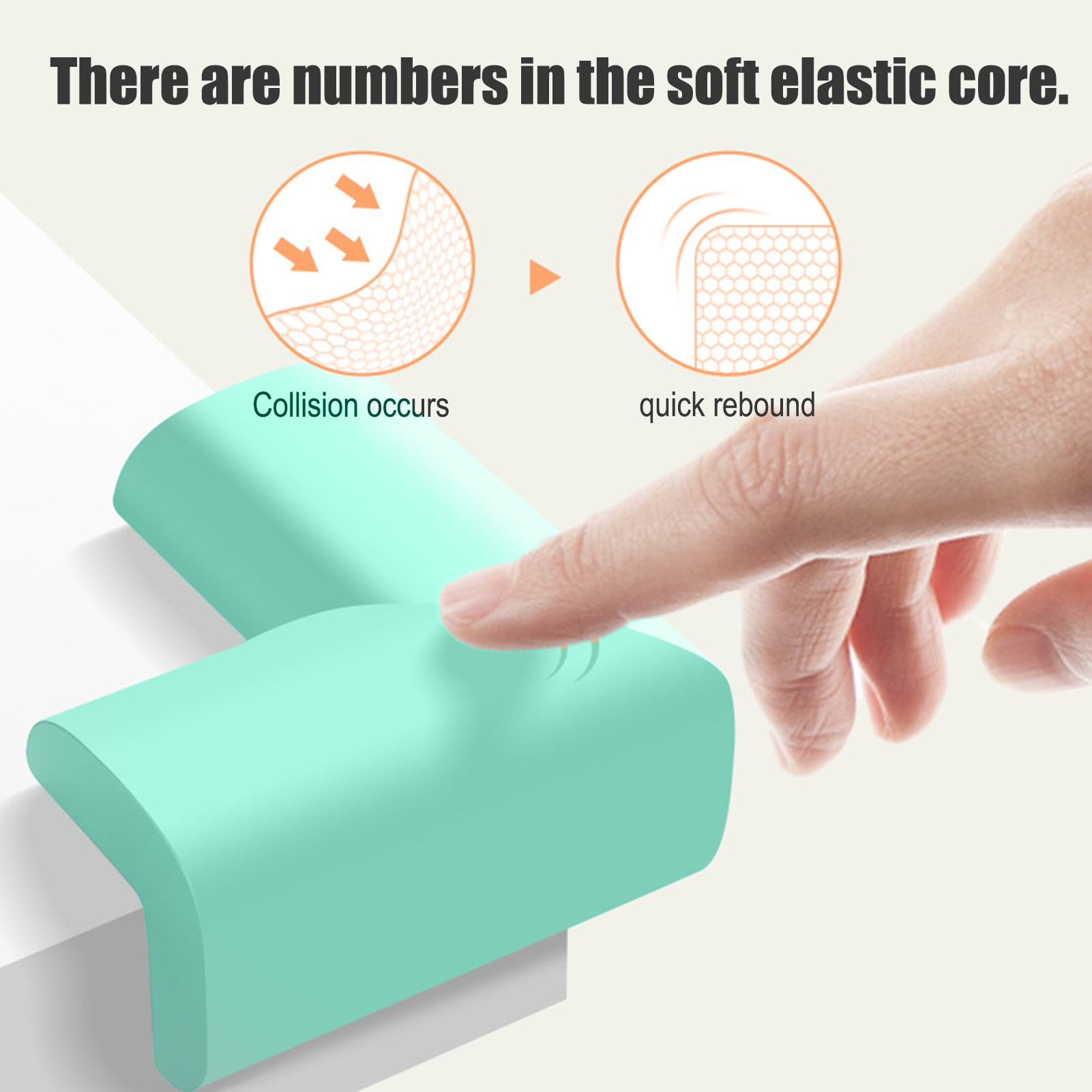 ZNNT 4Pcs Baby Proof Furniture Corner Protector Anti-collision Self ...