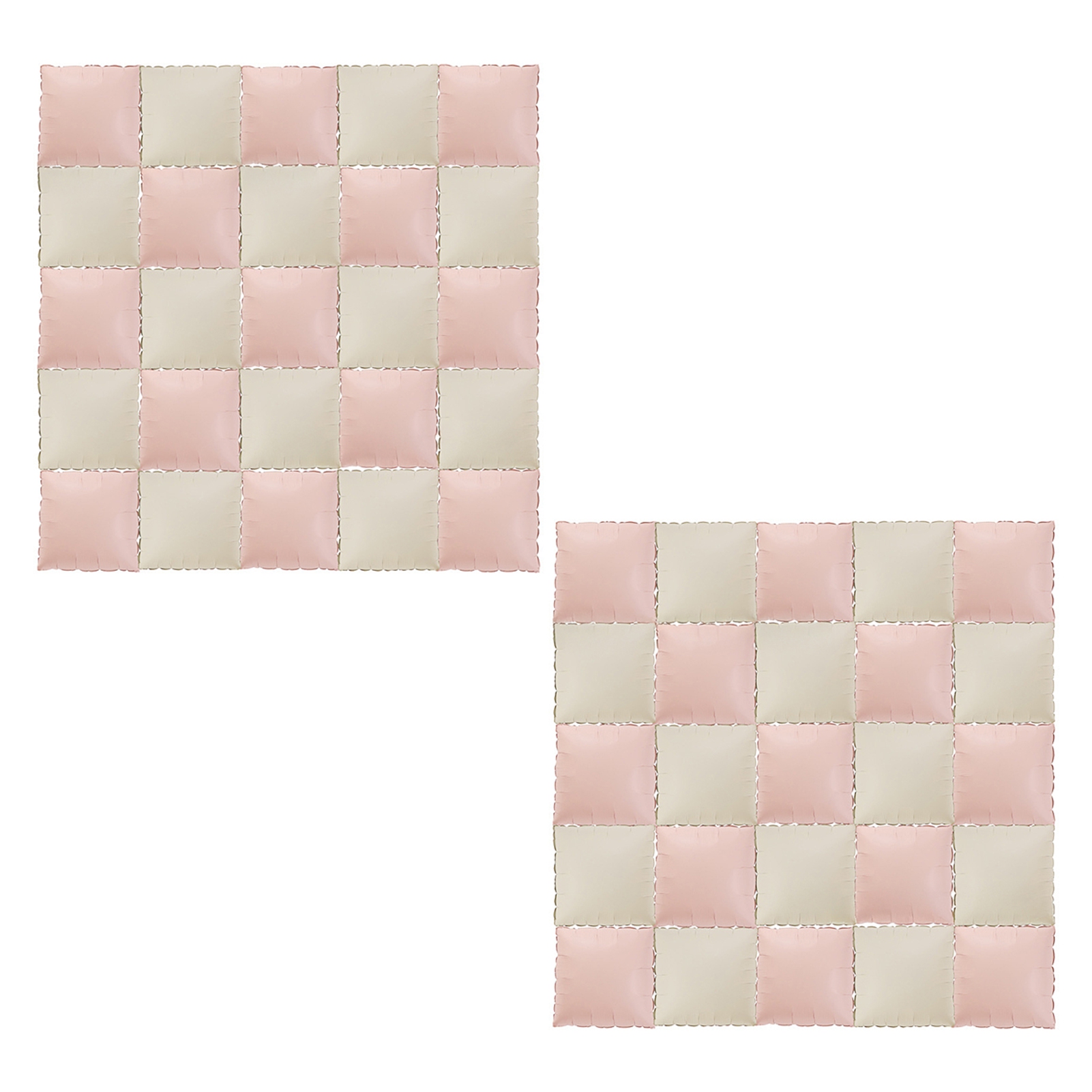 ZNNT 50 Pcs Square Foil Balloons Wall Backdrop Double Sided Metallic ...