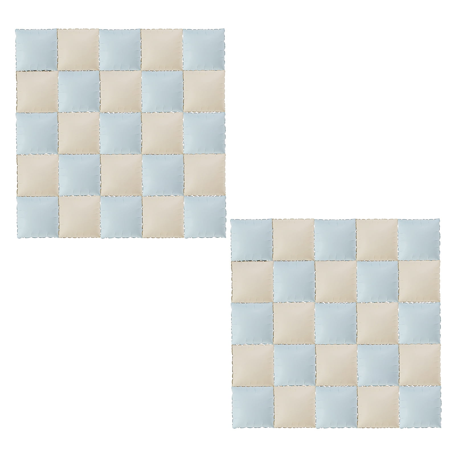 ZNNT 50 Pcs Square Foil Balloons Wall Backdrop Double Sided Metallic ...